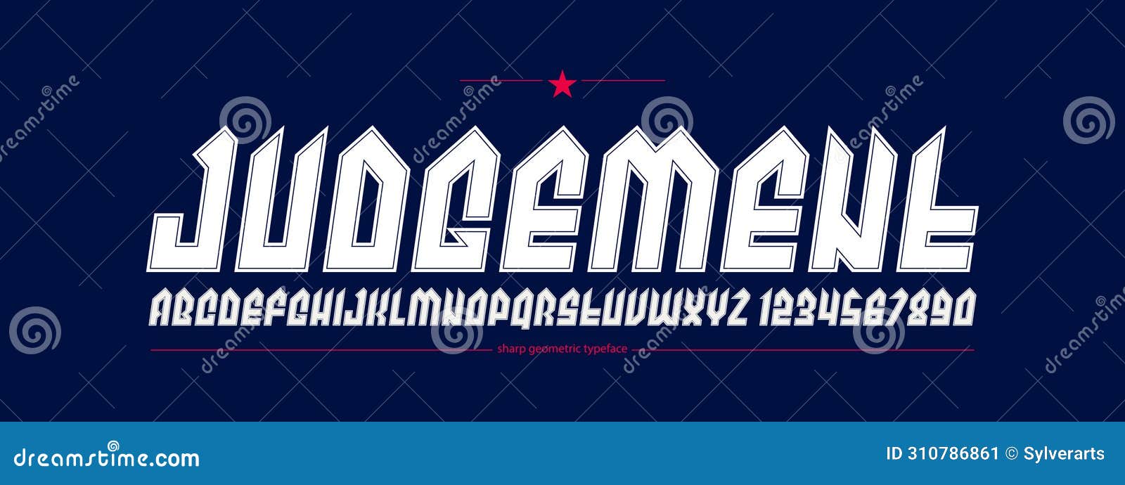 Sharp and Bold Vector Display Italic Font for Logo, Gothic or Heavy ...