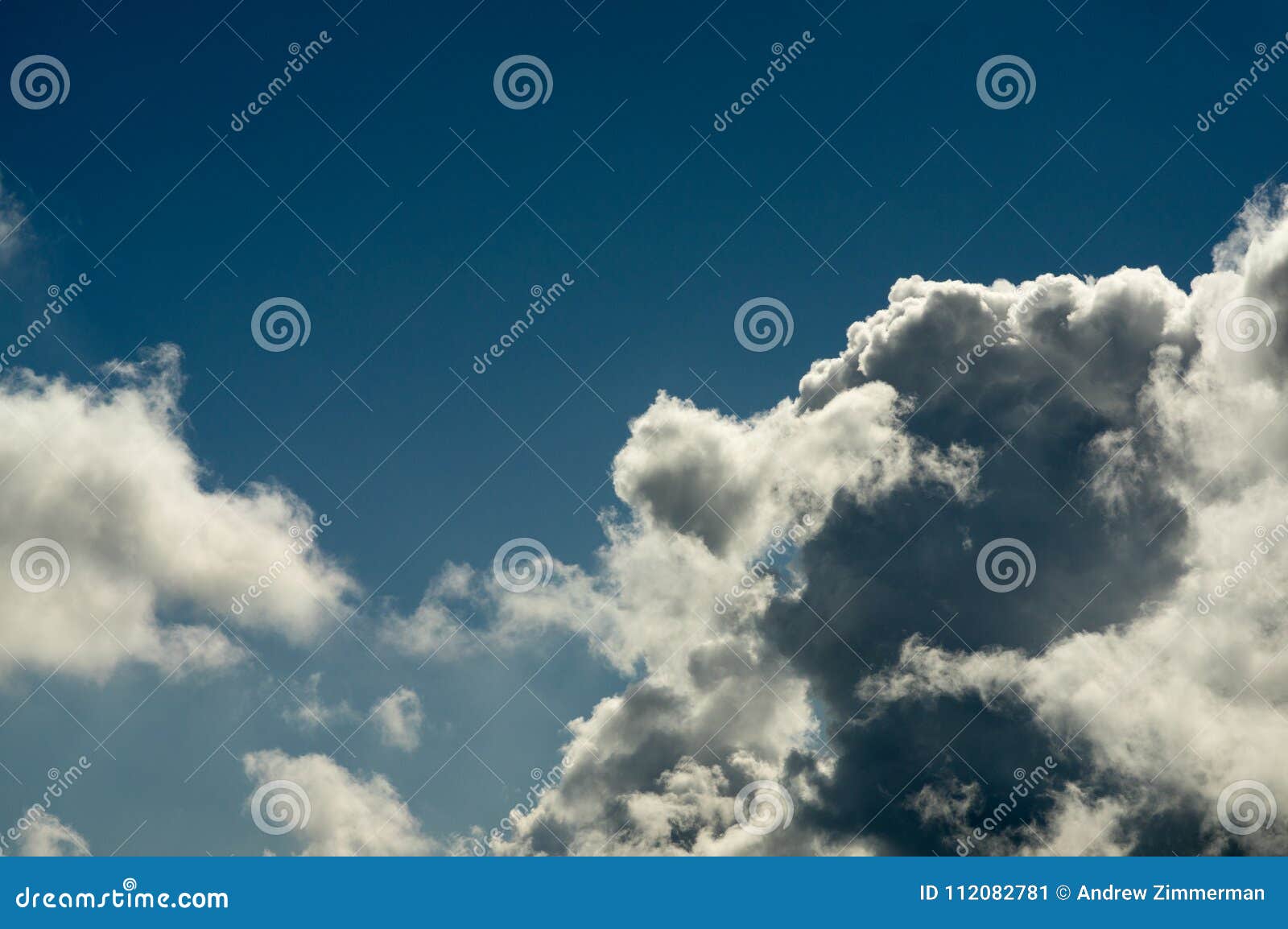 Sharp Clouds on a Sunny Day Stock Image - Image of blue, light: 112082781