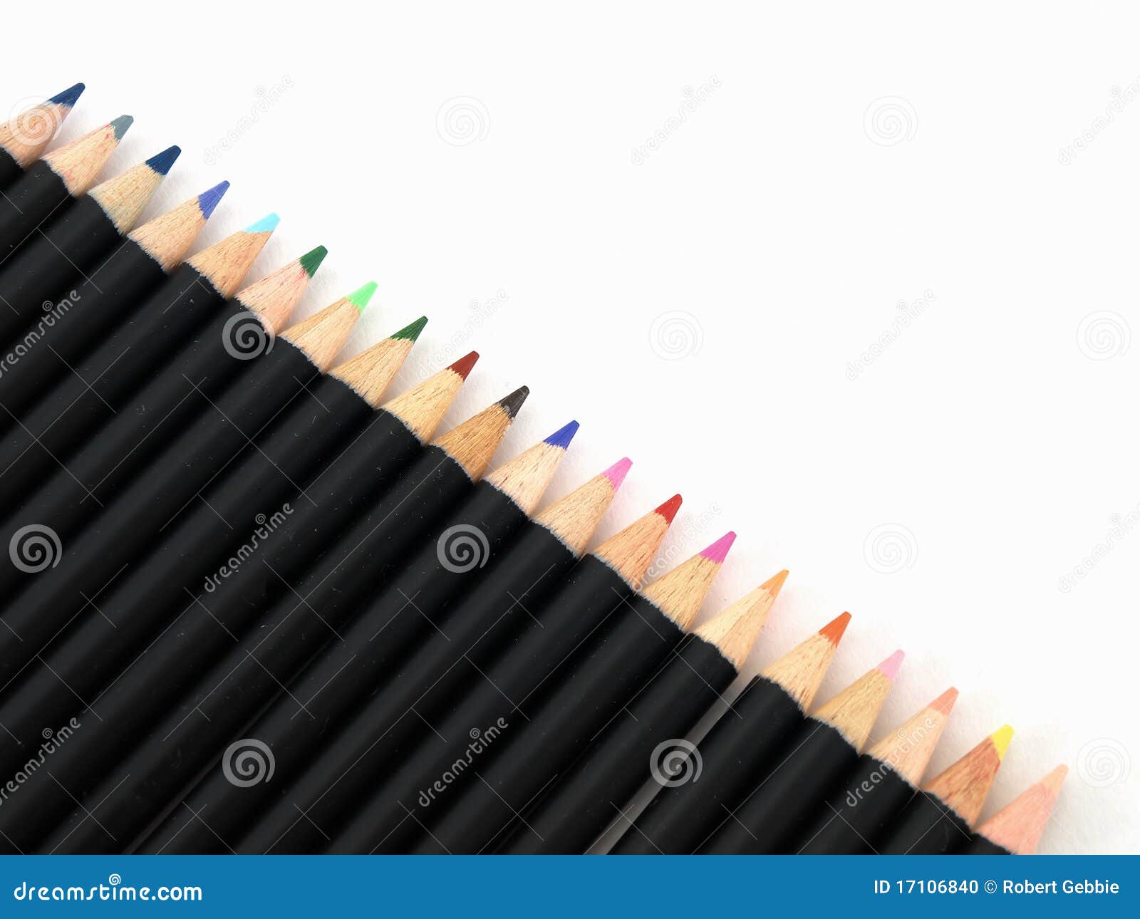 Sharp Colored Pencils stock photo. Image of identification - 17106840