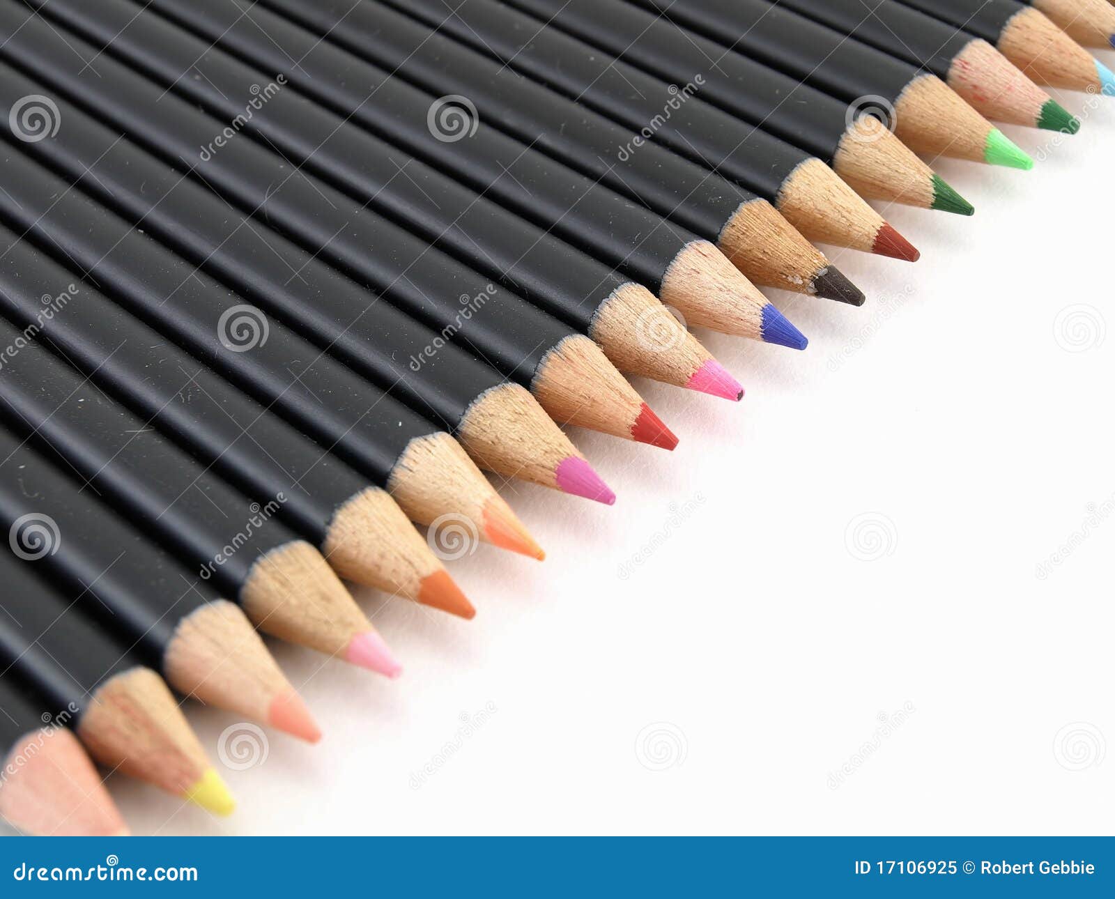 Sharp Colored Pencils stock image. Image of group, edge - 17106925