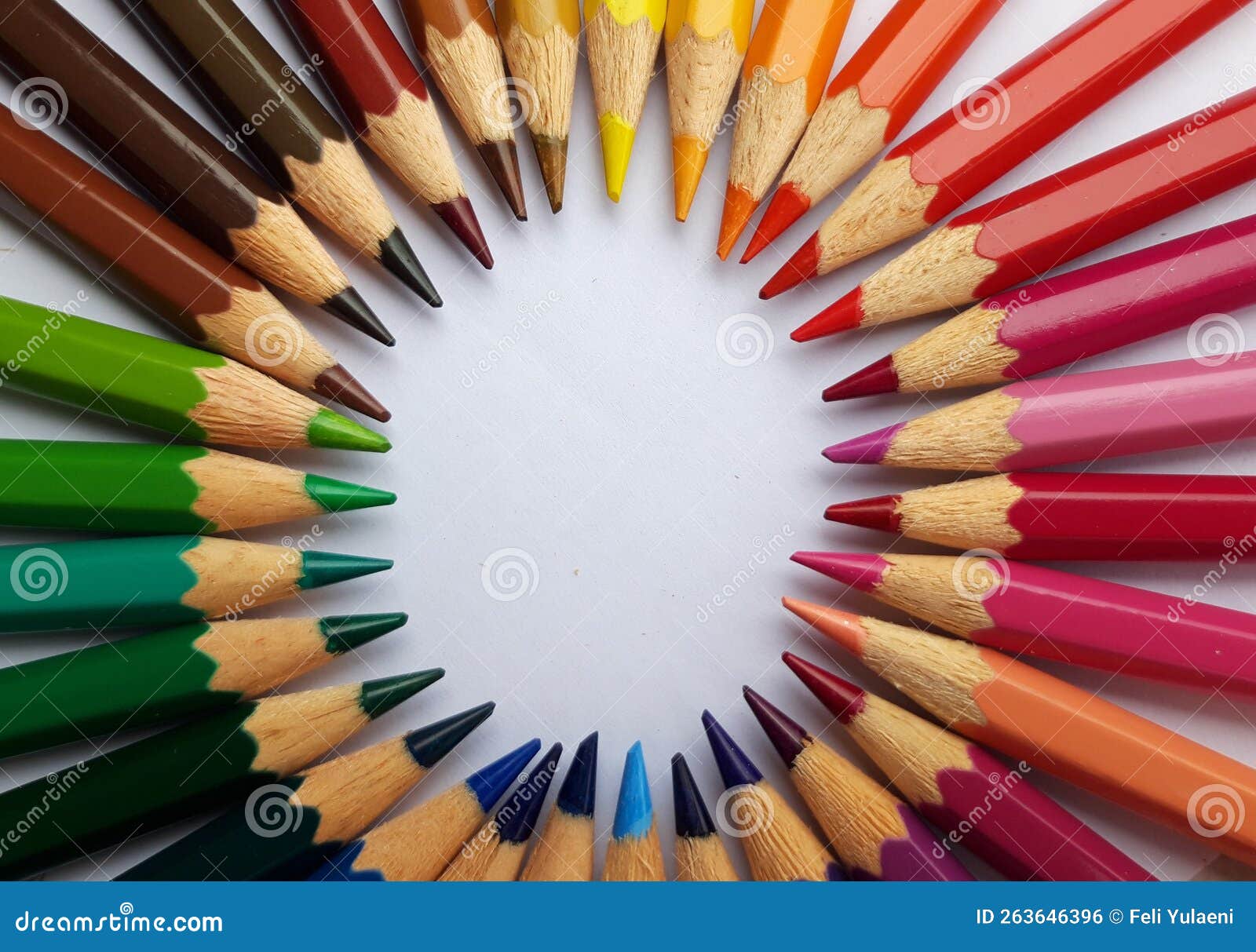 Sharp Colour Pencil Look Like Rainbow Stock Photo - Image of colour ...