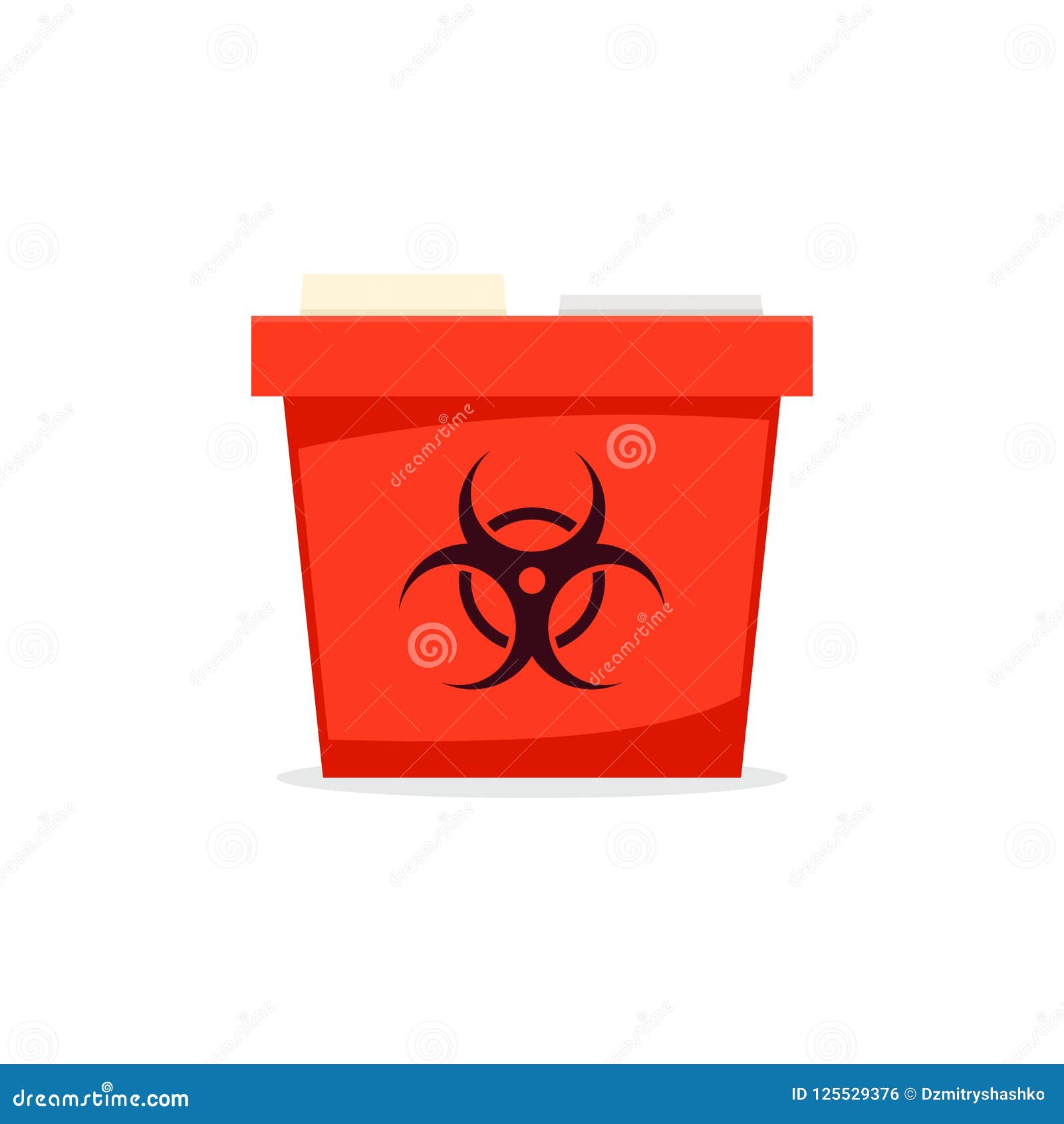 Sharp Container Icon stock vector. Illustration of health - 125529376
