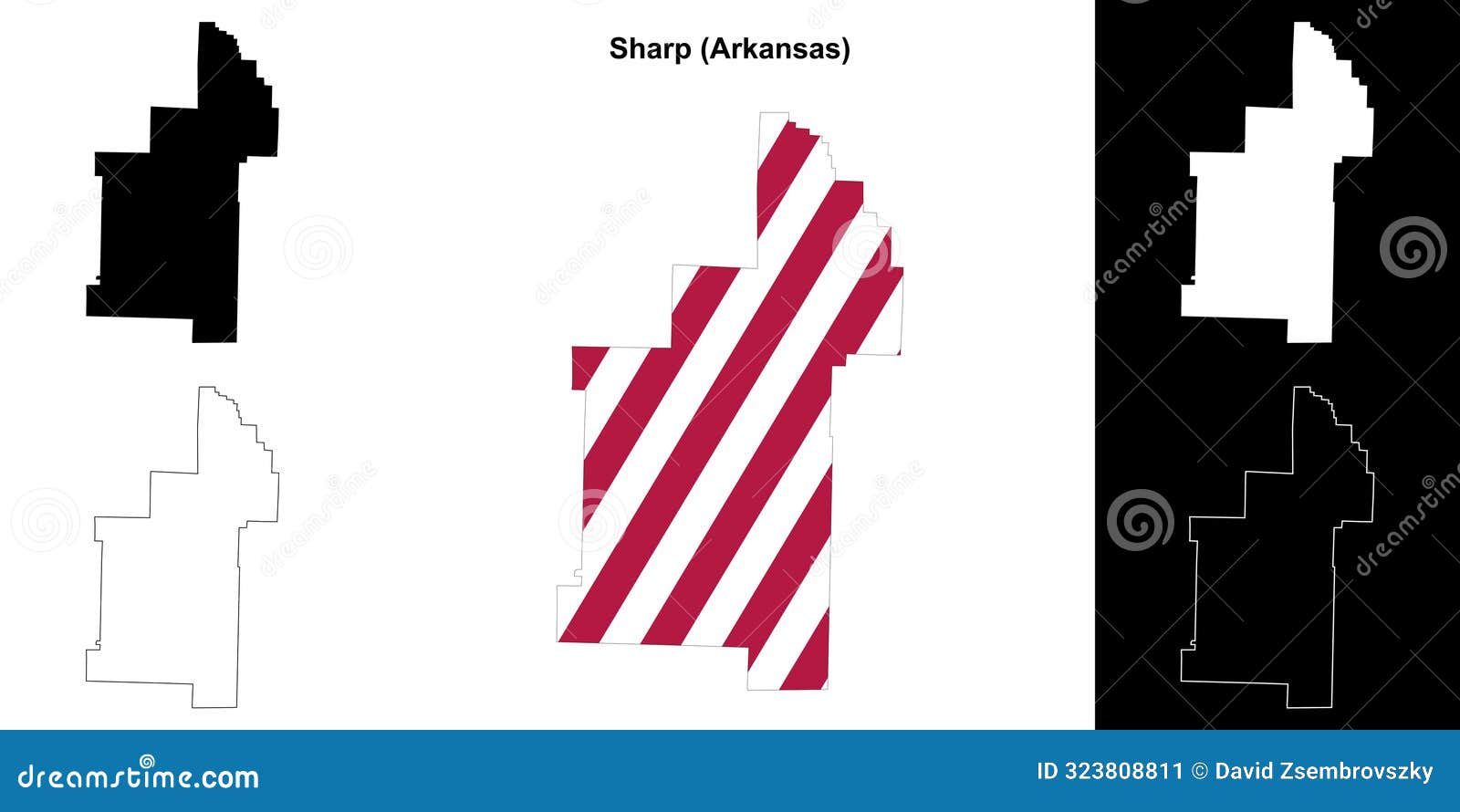 Sharp outline map stock illustration. Illustration of boundary - 323808811