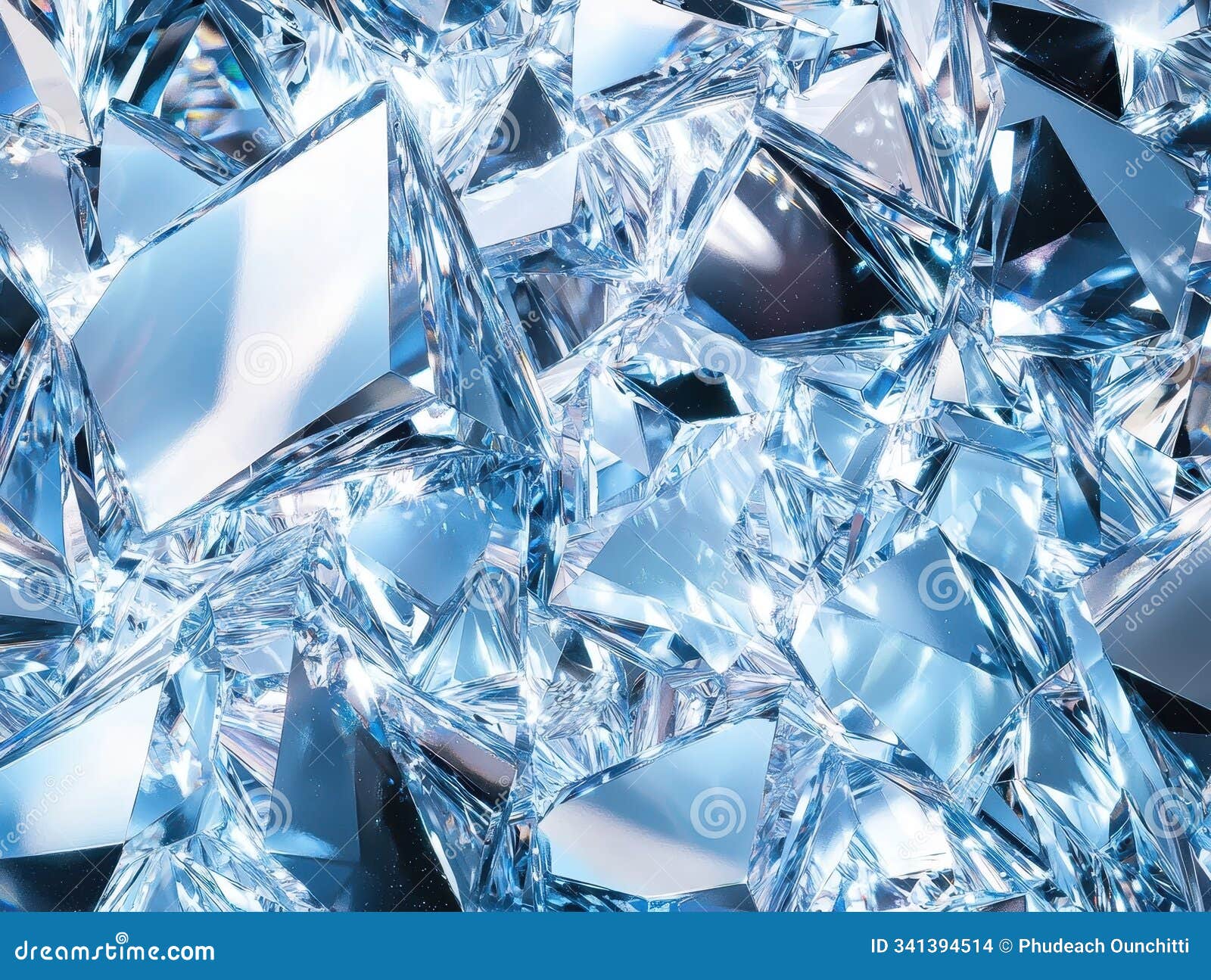 Sharp Crystal Structures with Repeating Patterns Stock Illustration ...