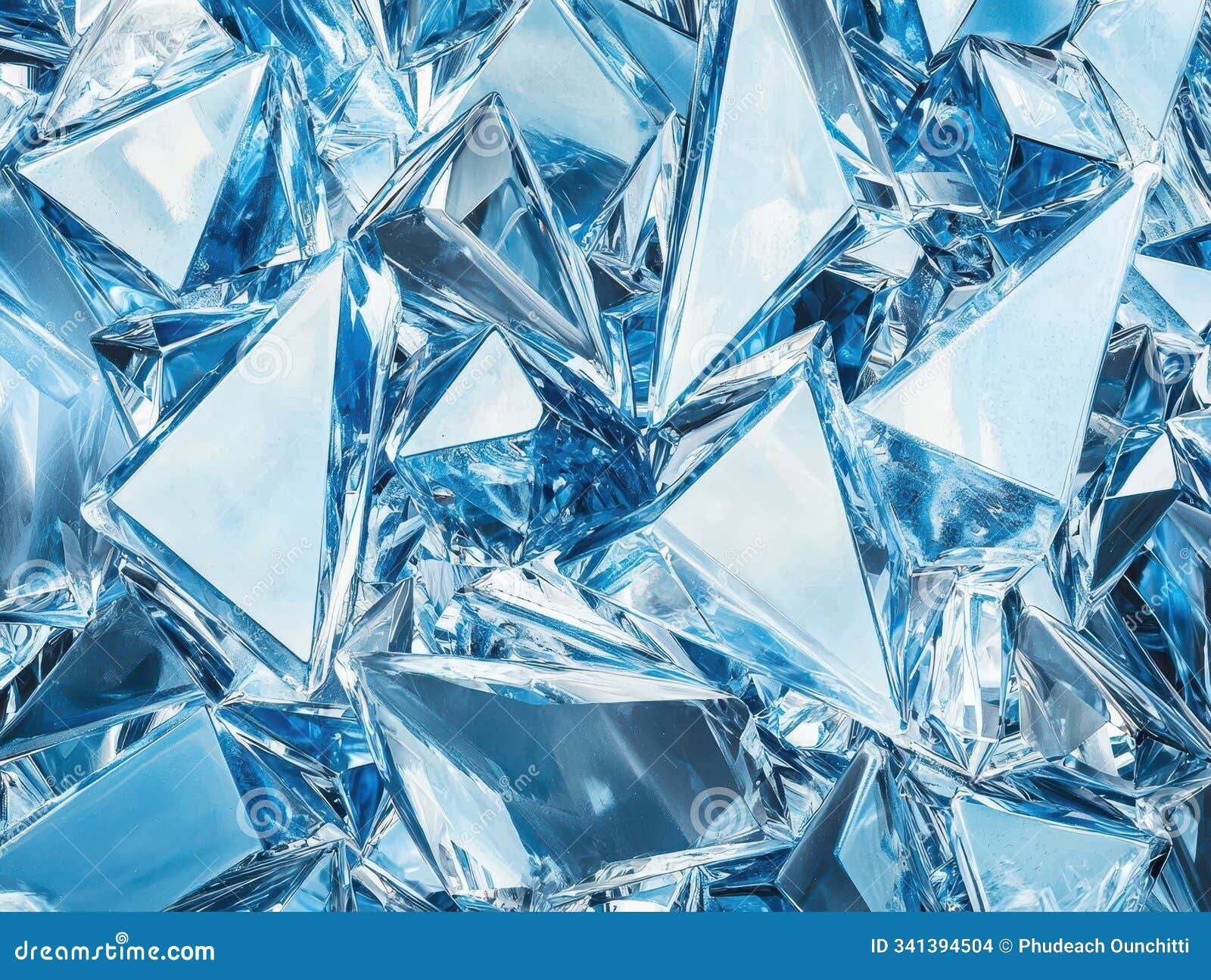 Sharp Crystal Structures in Repeating Patterns Stock Illustration ...