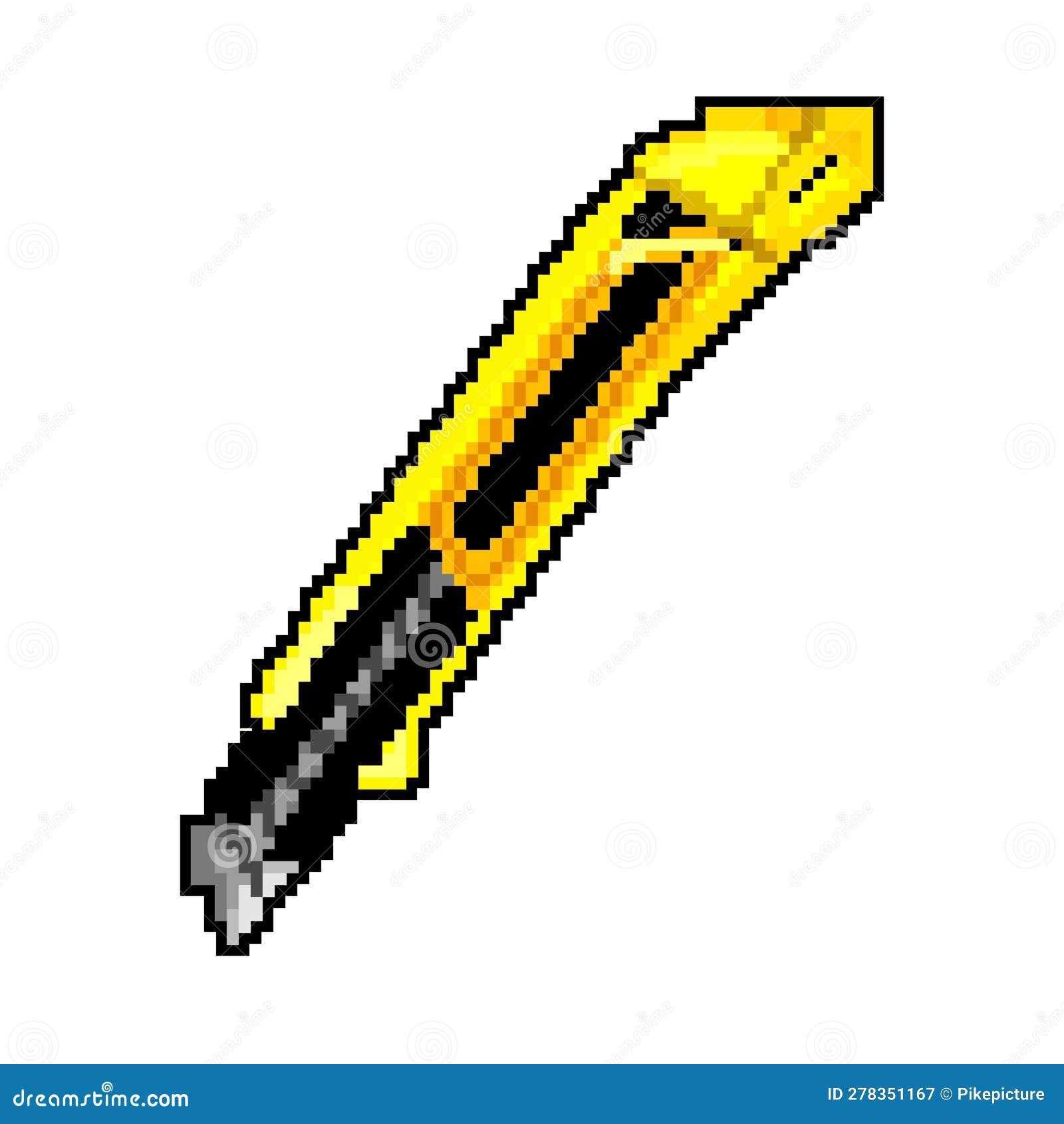 Sharp Cutter Knife Game Pixel Art Vector Illustration Stock Vector ...