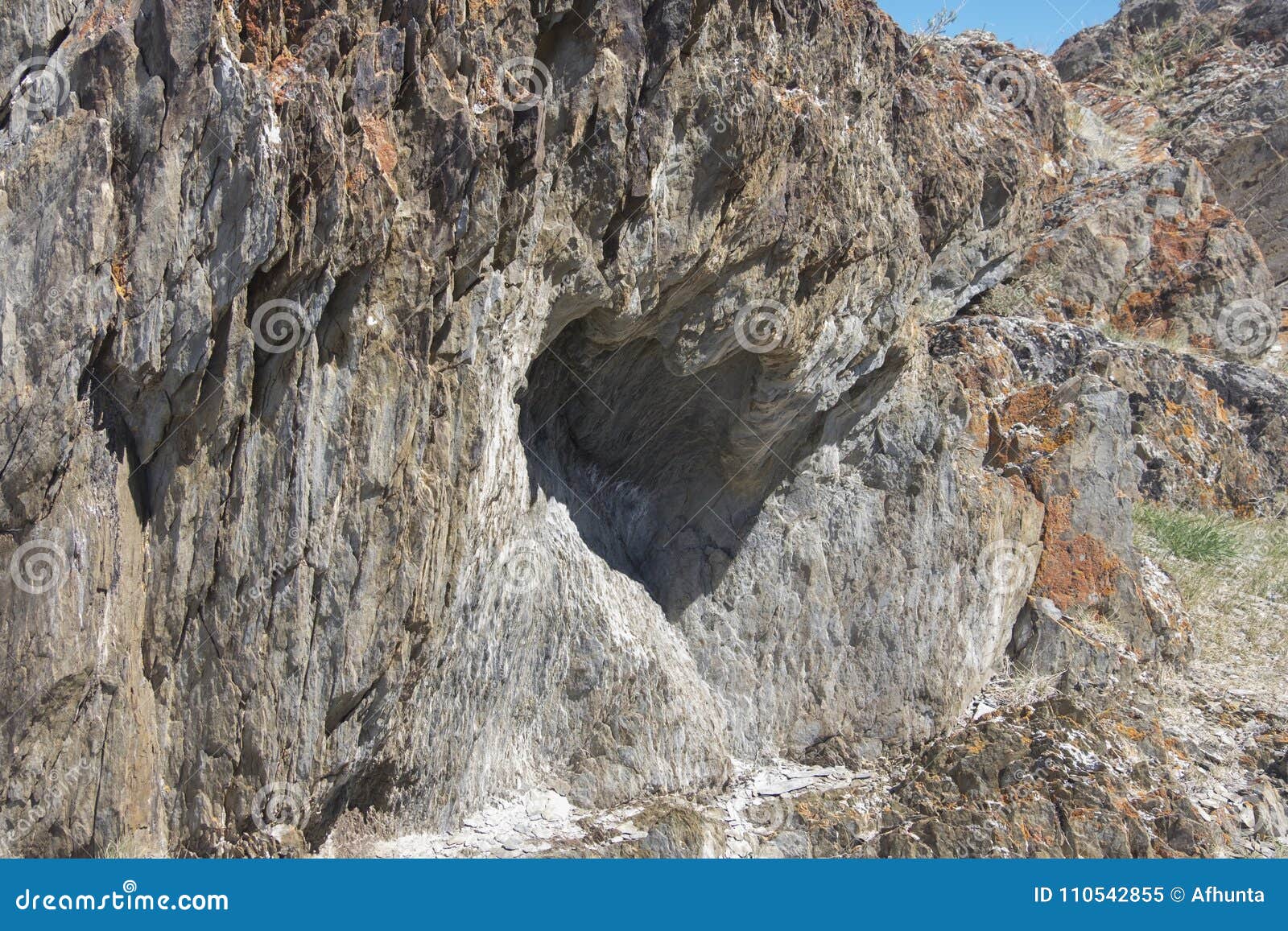 Sharp and dangerous rocks stock image. Image of scenic - 110542855