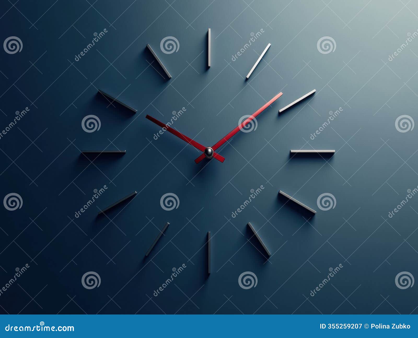 Sharp Design of a Minimalist Wall Clock Highlighting Time in a Modern ...
