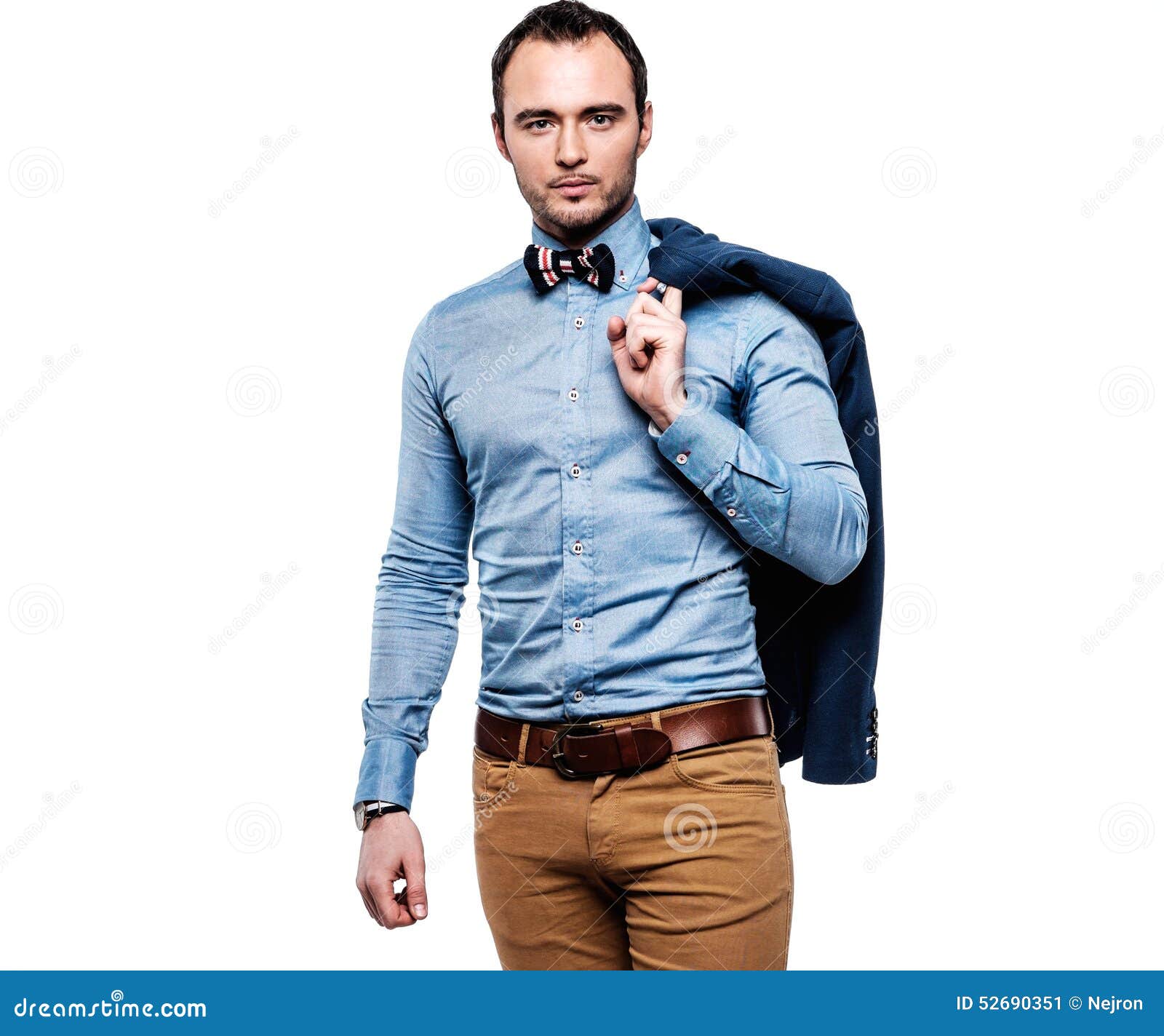 Sharp dressed fashionist stock image. Image of isolated - 52690351