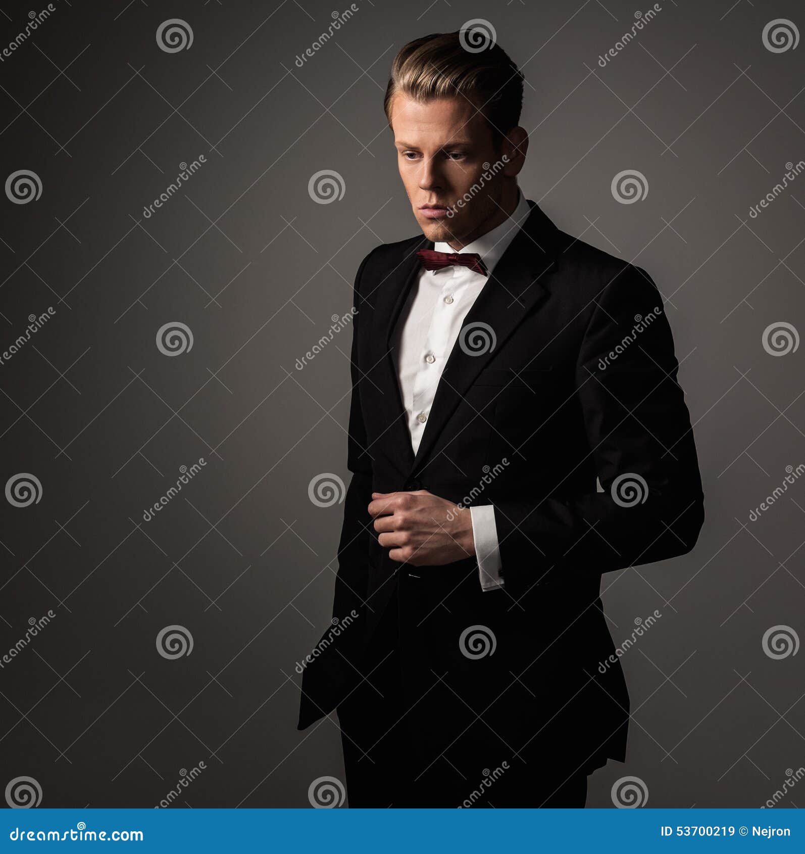 Sharp Dressed Fashionist Wearing Suit Stock Image - Image of adult ...