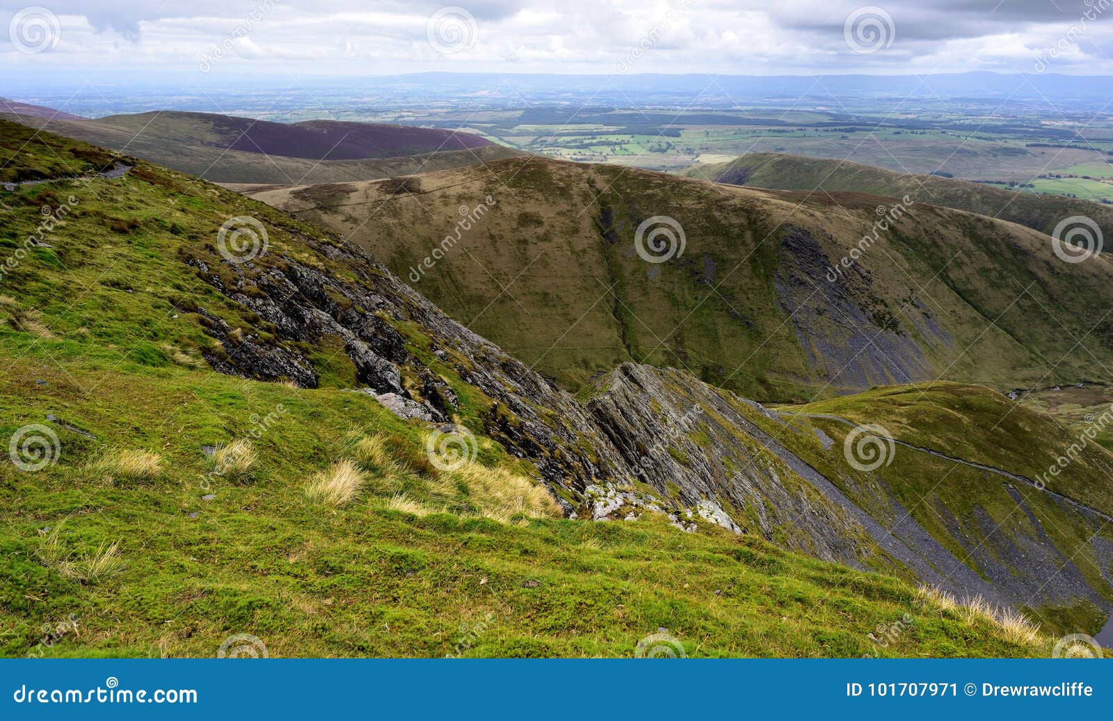 Sharp Edge of Blencathra stock image. Image of fell - 101707971