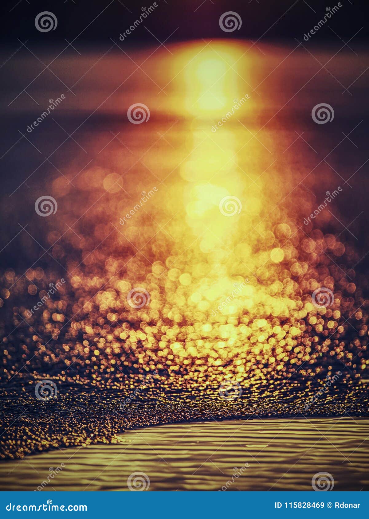 Sharp Edge of Dark Water Thawed from Under the Prurple Blue Ice in ...