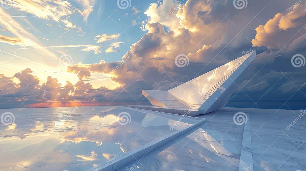 The Sharp Edges of a Geometric Thunderstorm Clash with the Soft Curves ...