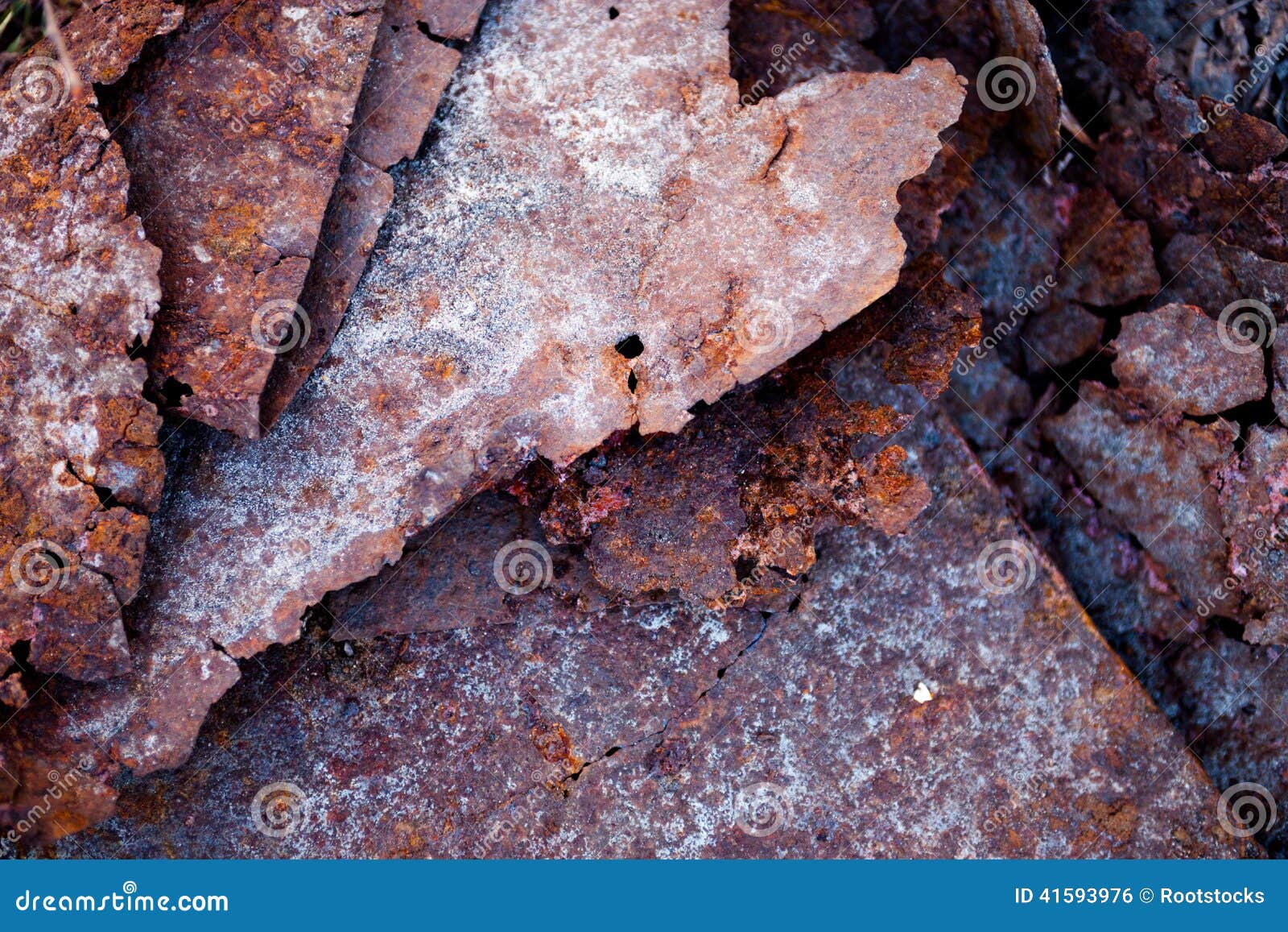 Sharp Edges of the Rusty Metal Sheets Stock Photo - Image of eroded ...