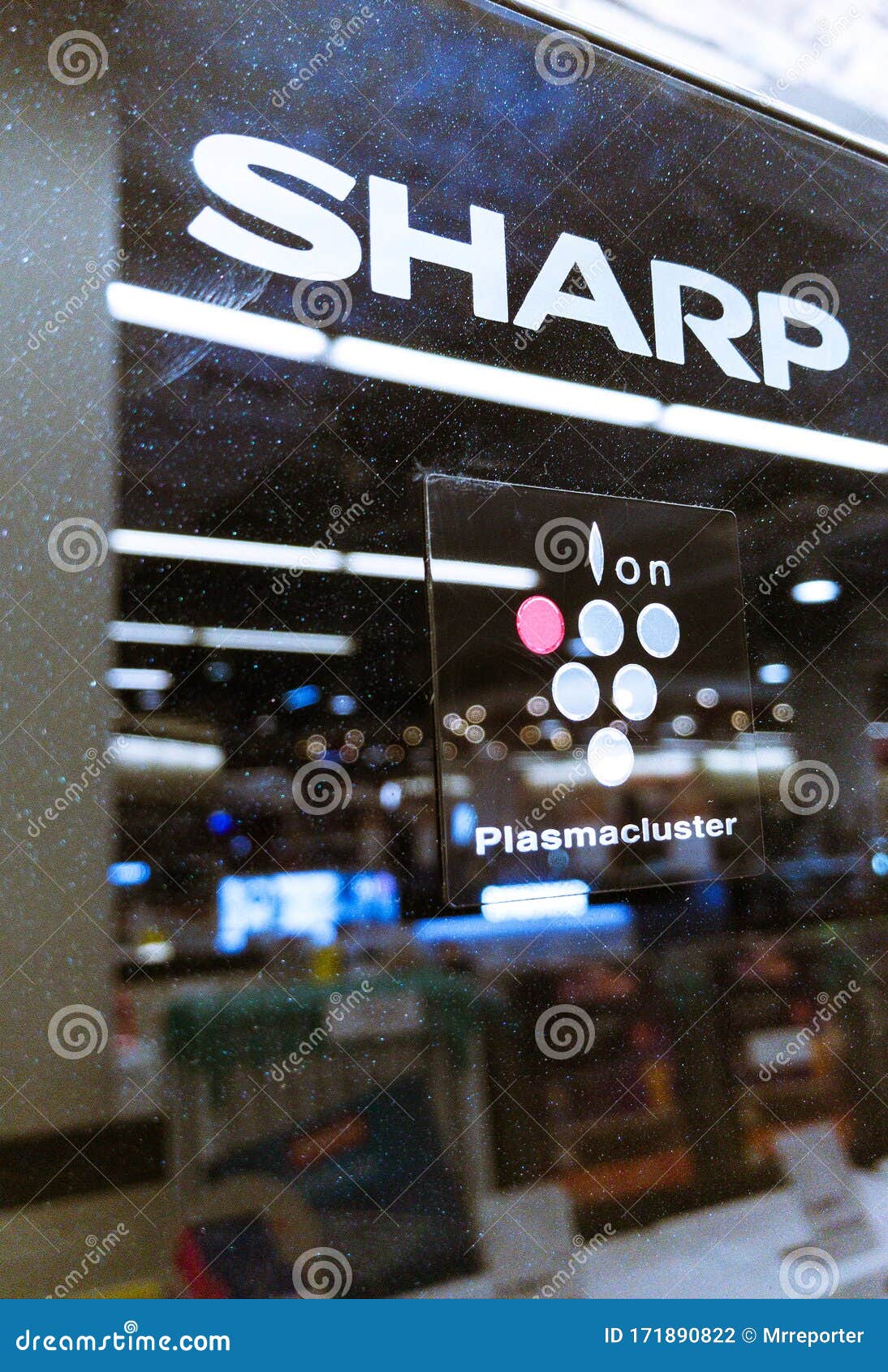 Sharp electronics editorial photography. Image of logotype - 171890822