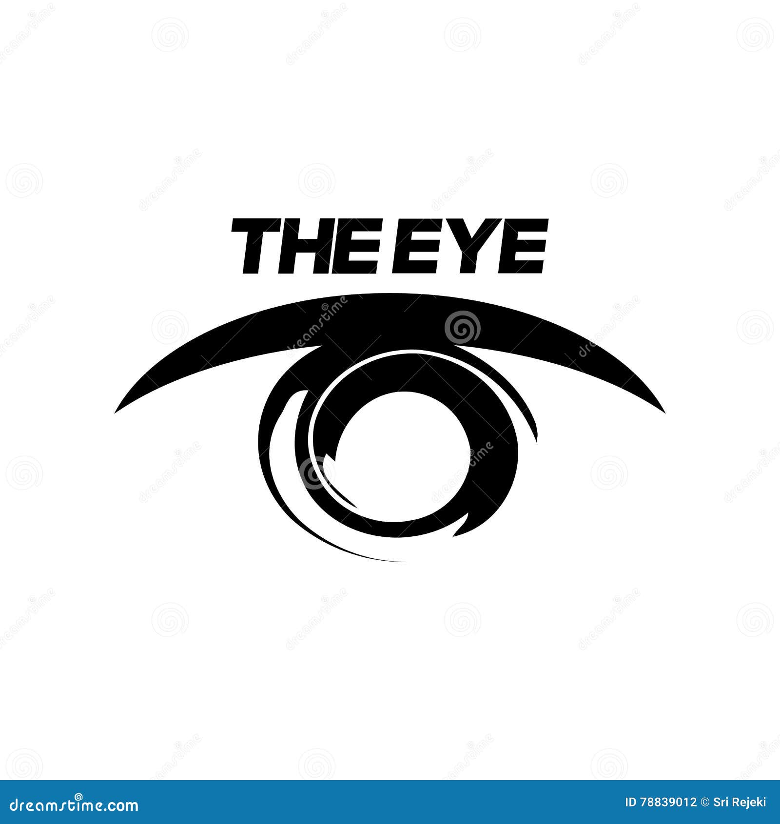 Sharp Eye Sight, Abstract Symbol Stock Vector - Illustration of power ...