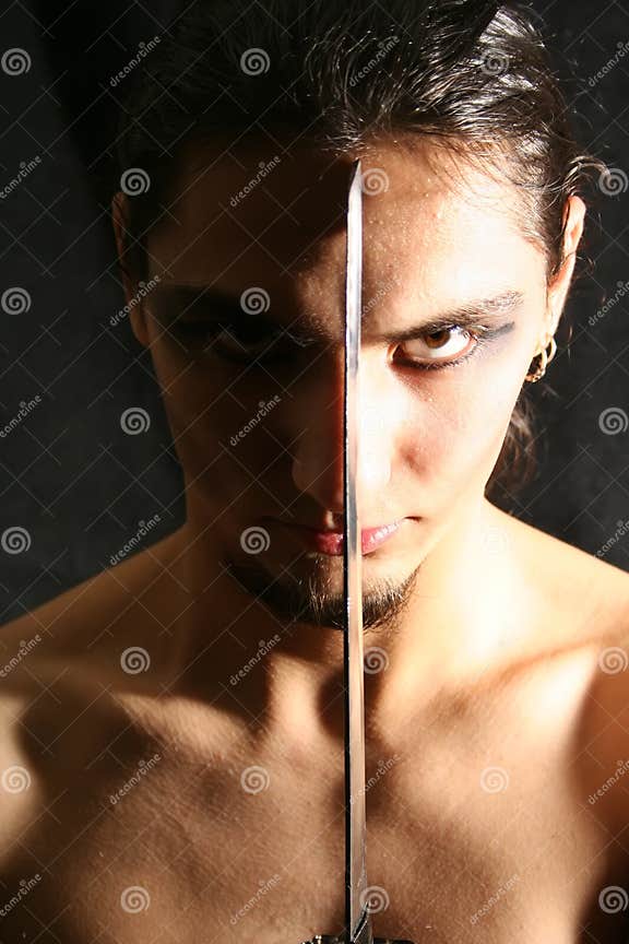 Sharp Eyes stock image. Image of warrior, eyes, emotions - 4986839