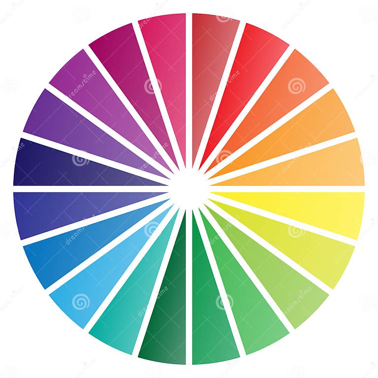 20 Piece Pie Chart Isolated Vector Illustration Stock Vector ...