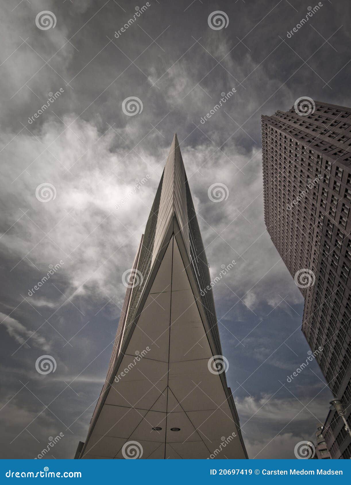 Sharp highrise building stock image. Image of building - 20697419