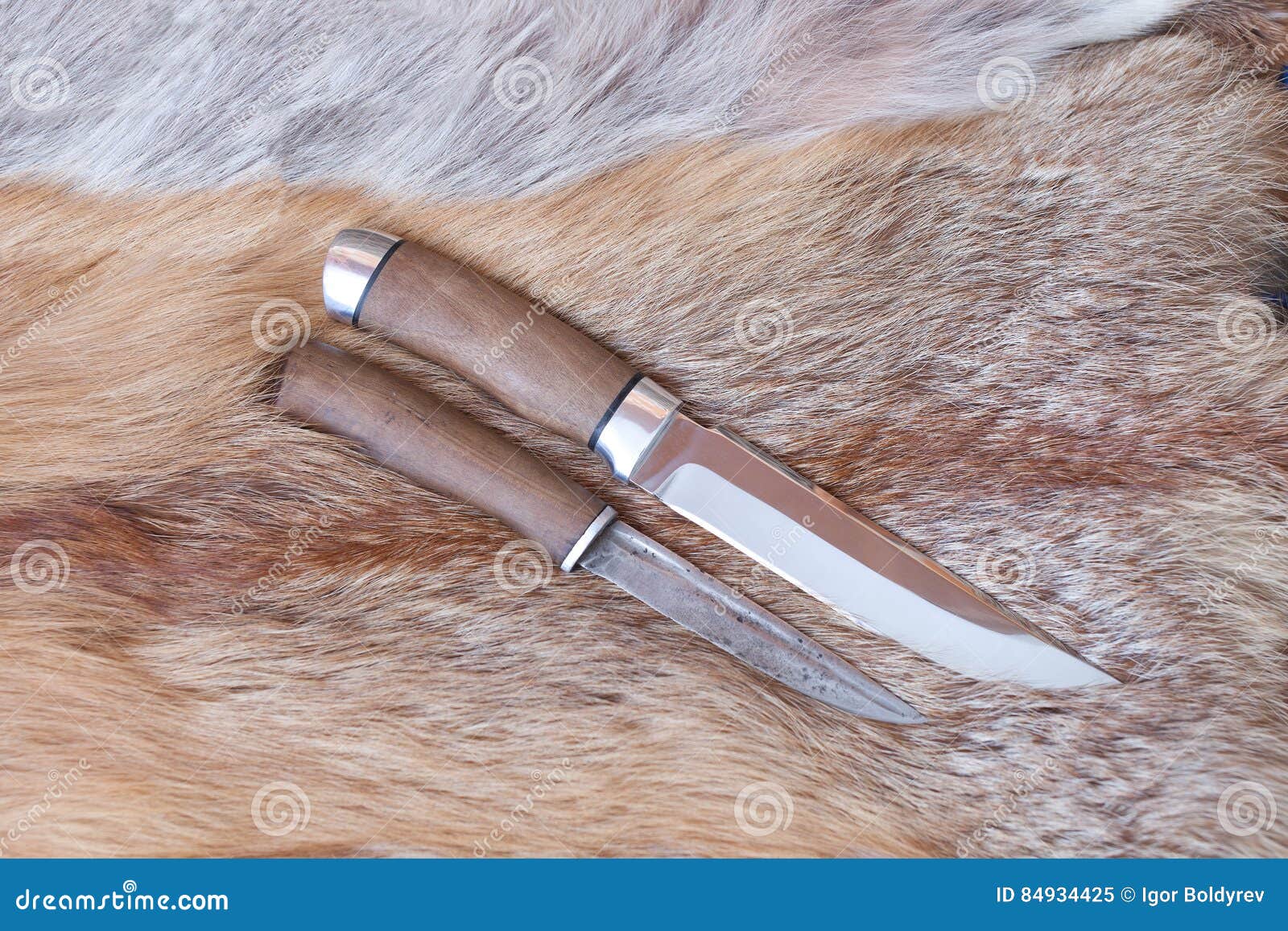 Sharp hunting knife stock image. Image of hardened, leather - 84934425