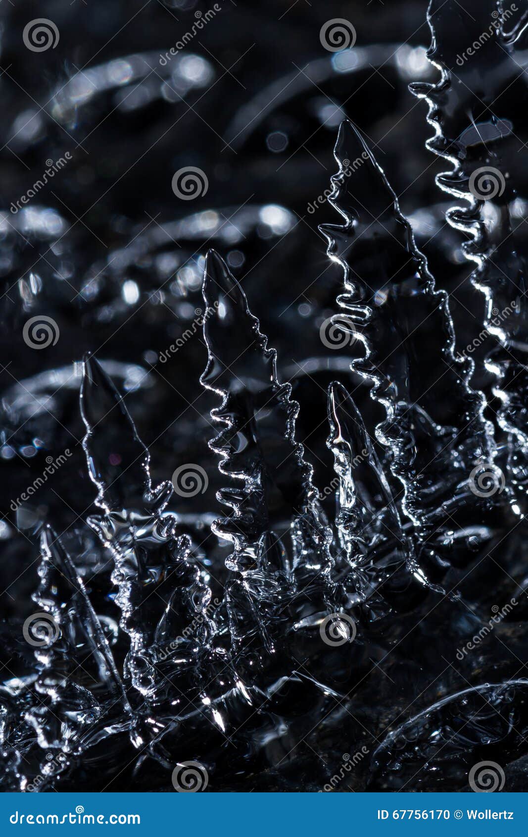 Sharp ice macro stock photo. Image of crystals, winter - 67756170