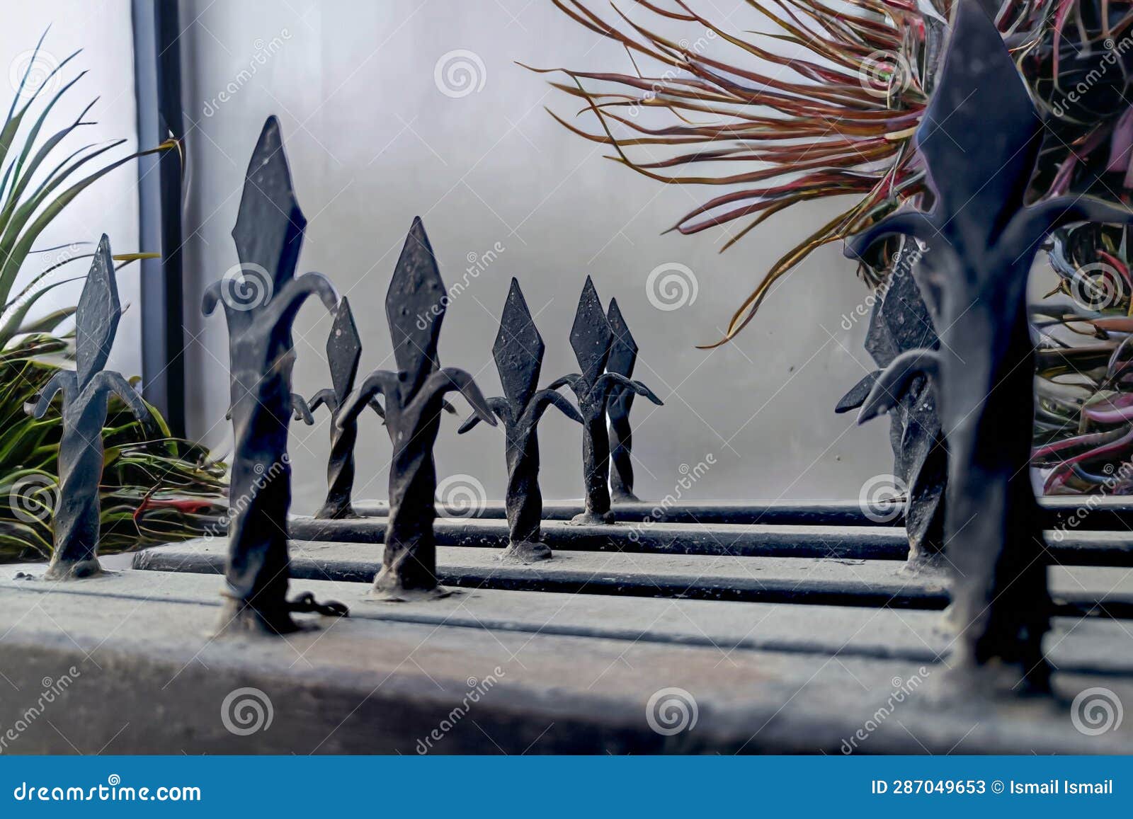 Sharp iron stock image. Image of vintage, iron, architecture - 287049653