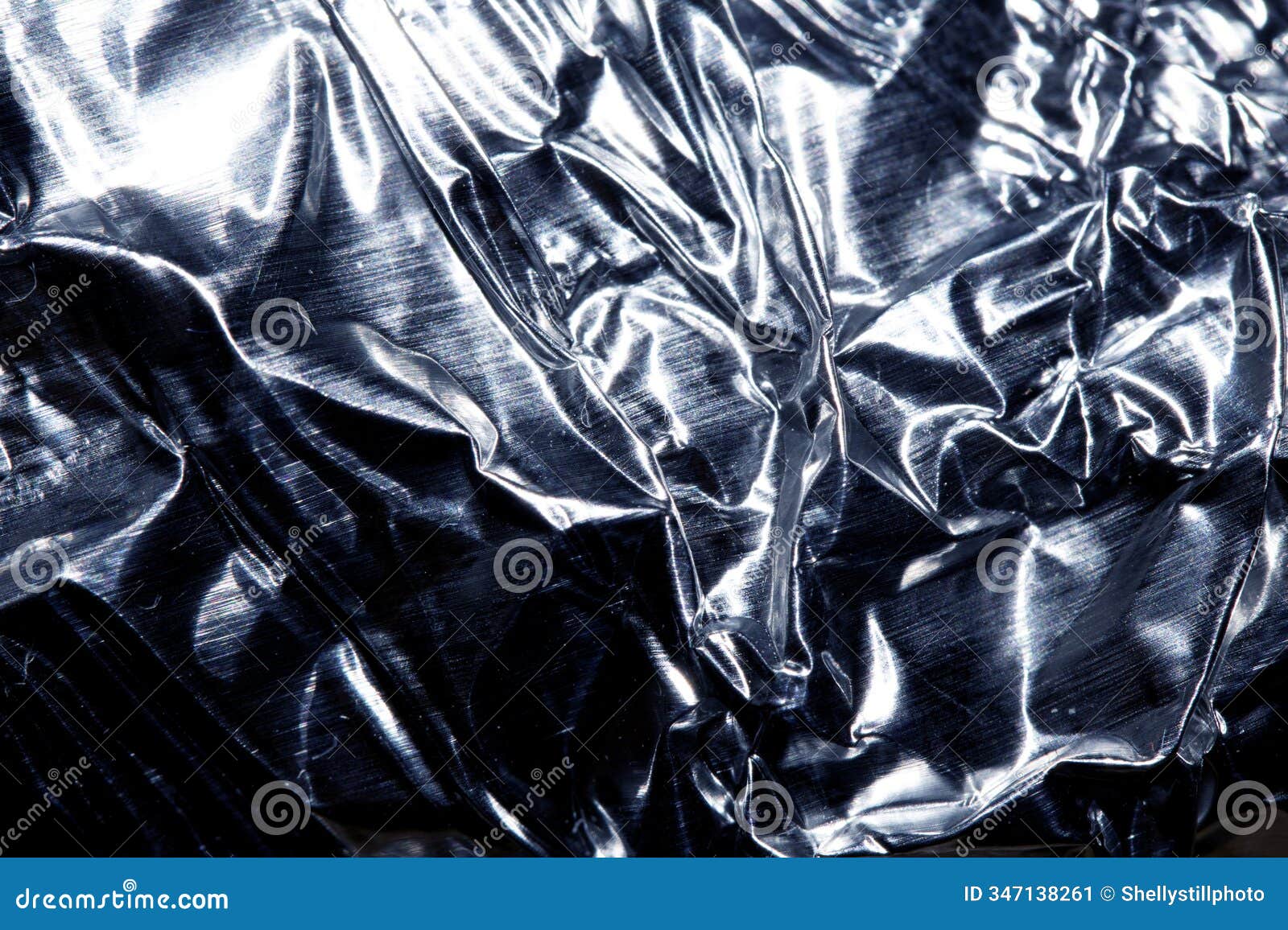 Sharp Jagged Metal Shiny Foil Reflactive Silver Background Stock Image ...
