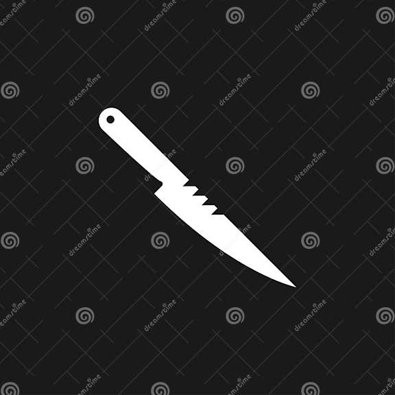 Sharp Knife Logo Design Template Vector Illustration Stock Vector ...