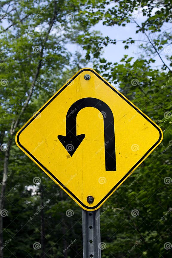 Sharp left turn sign stock photo. Image of sign, left - 25407898