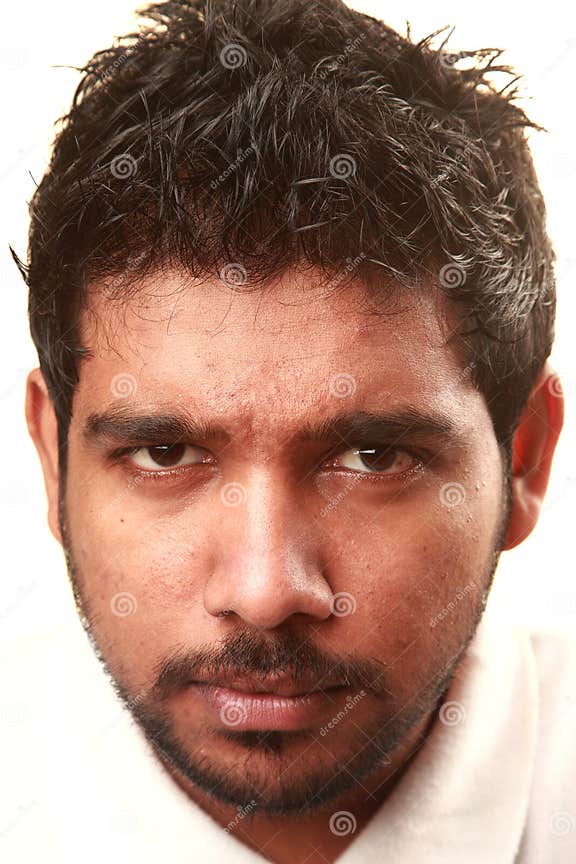 Sharp looking face stock photo. Image of ethnic, detail - 15110878