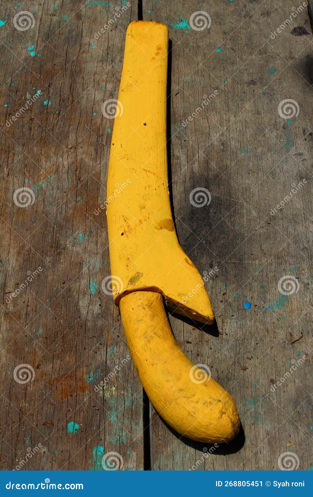The Sharp Machete Has a Yellow Sheath Stock Image - Image of sharp ...