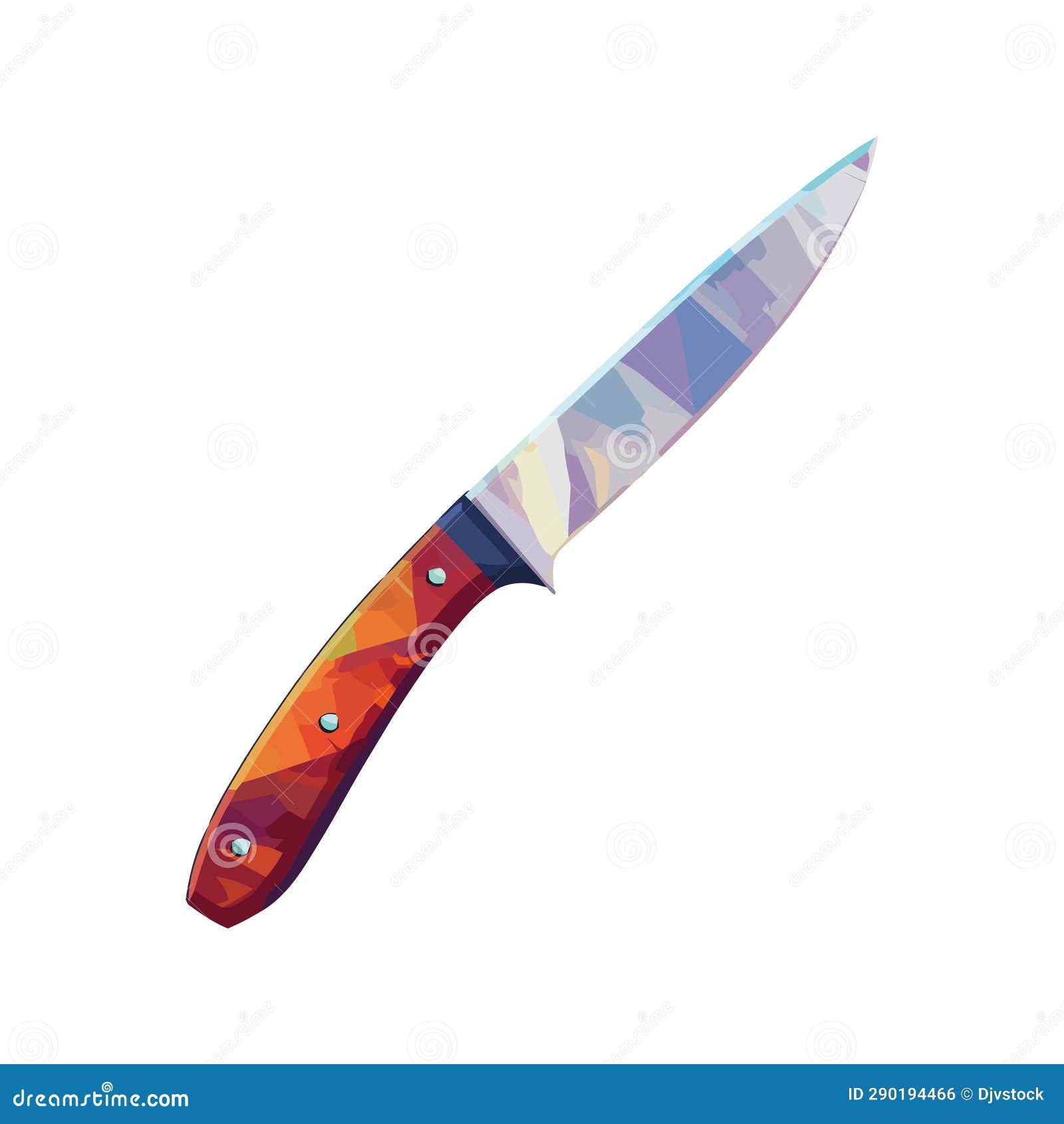 Sharp Metal Blade, Handle of Dagger Weapon Stock Vector - Illustration ...