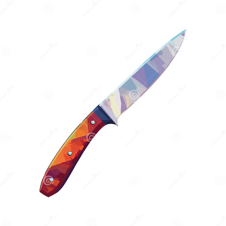 Sharp Metal Blade, Handle of Dagger Weapon Stock Vector - Illustration ...