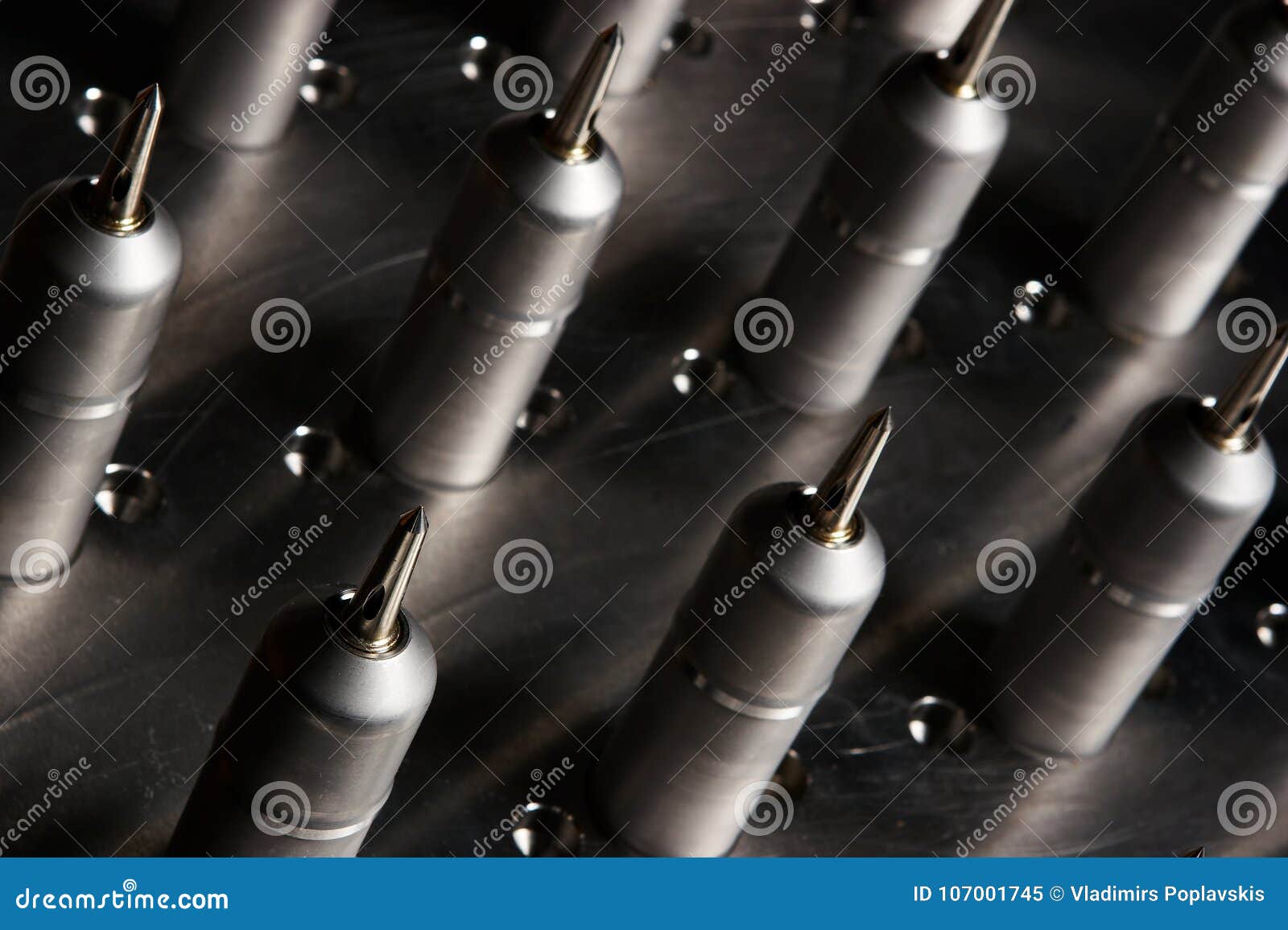 Sharp metal objects. stock image. Image of pattern, samples - 107001745