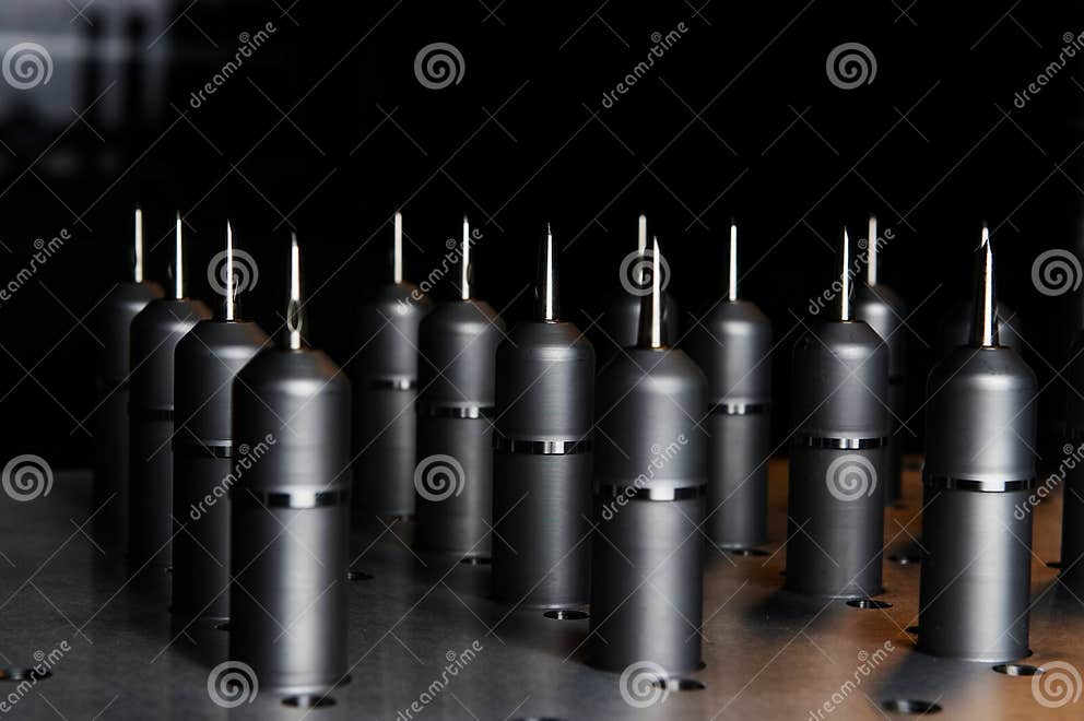 Sharp metal objects. stock image. Image of aluminum - 107001579