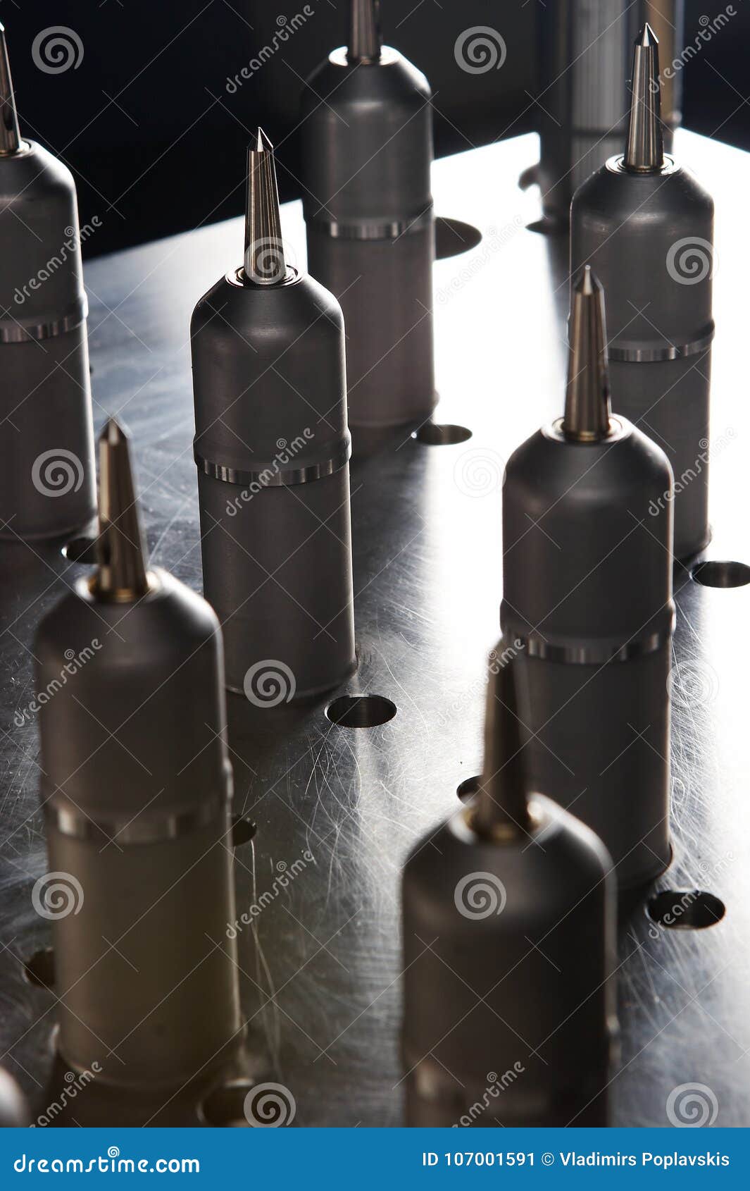 Sharp metal objects. stock image. Image of dark, architecture - 107001591