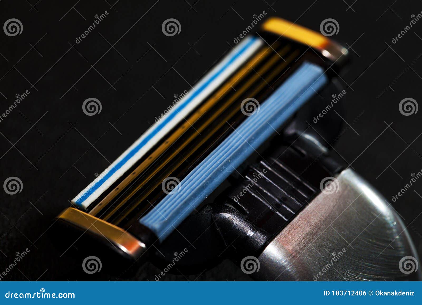 Sharp Metal Razor Blade Shaving Machine Stock Photo - Image of plastic ...