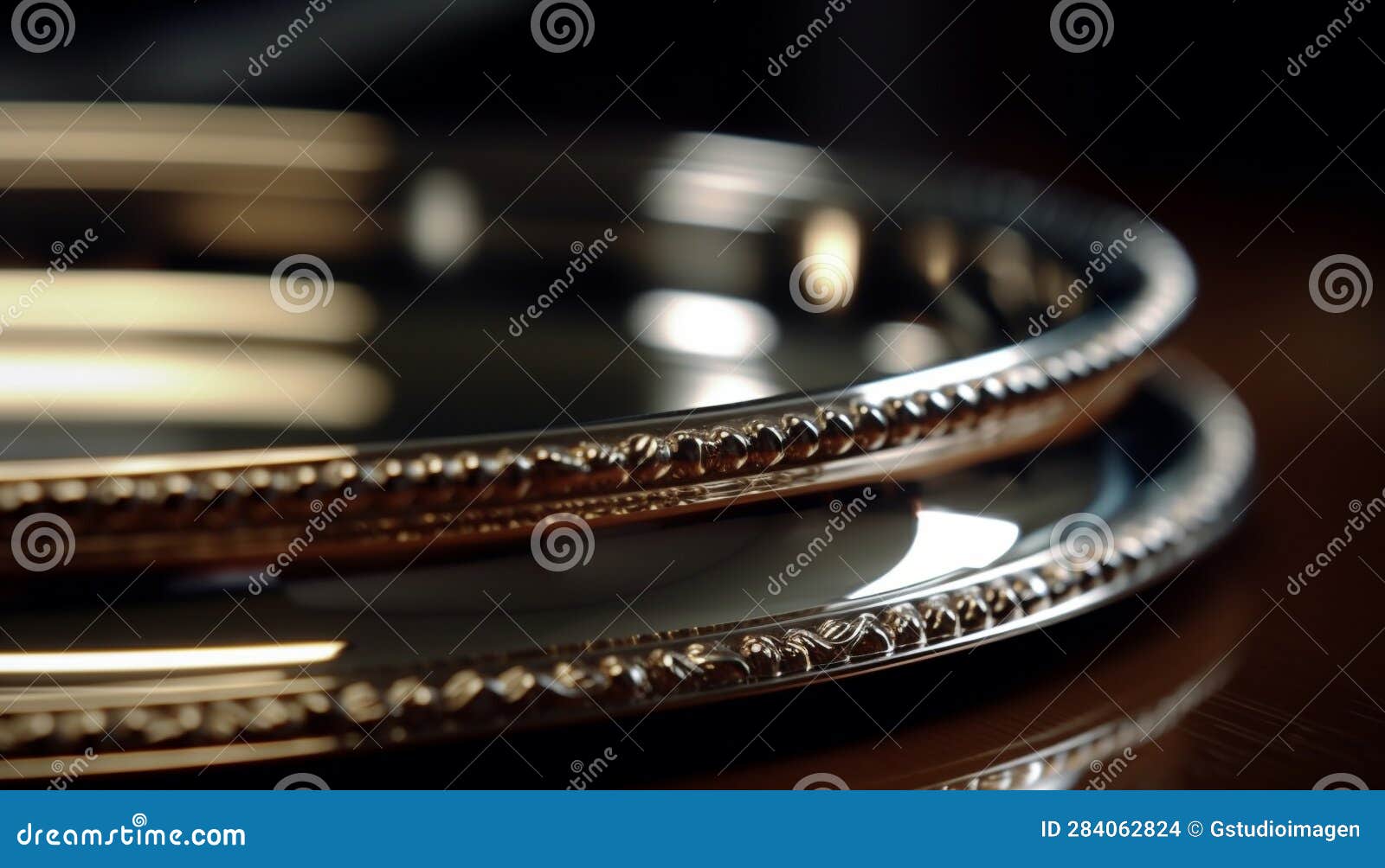 Sharp Metallic Spiral Wheel, Part of Machinery Generated by AI Stock ...