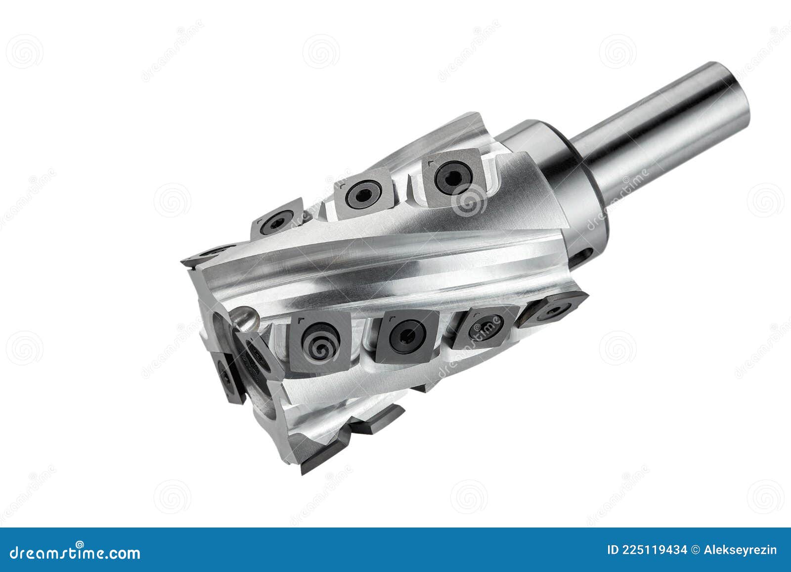 Sharp Milling Cutter Isolated on White Background Stock Photo - Image ...