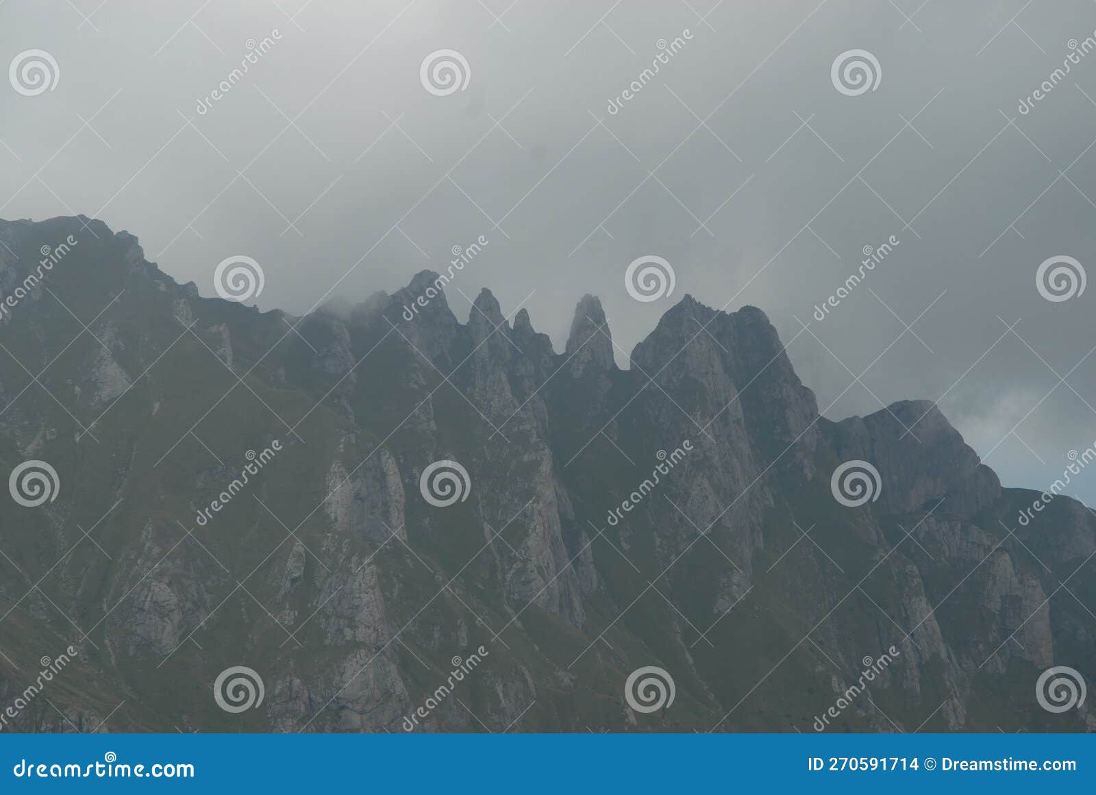 Sharp Mountain Ridges And Valleys At Sunrise. View From Mount Titlis ...