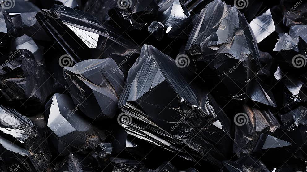 Sharp obsidian texture stock illustration. Illustration of geology ...