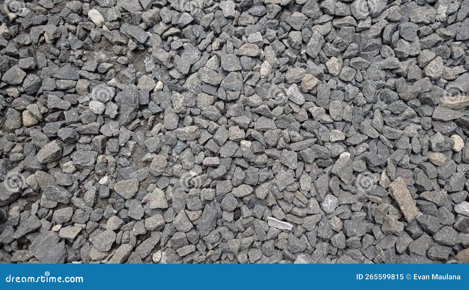 Sharp Pebbles Stone Scattered on the Ground Stock Image - Image of ...