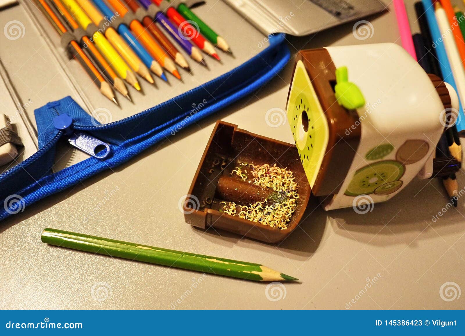 Sharp Pencils Sharpened with a Special Mechanical Sharpener. Such ...