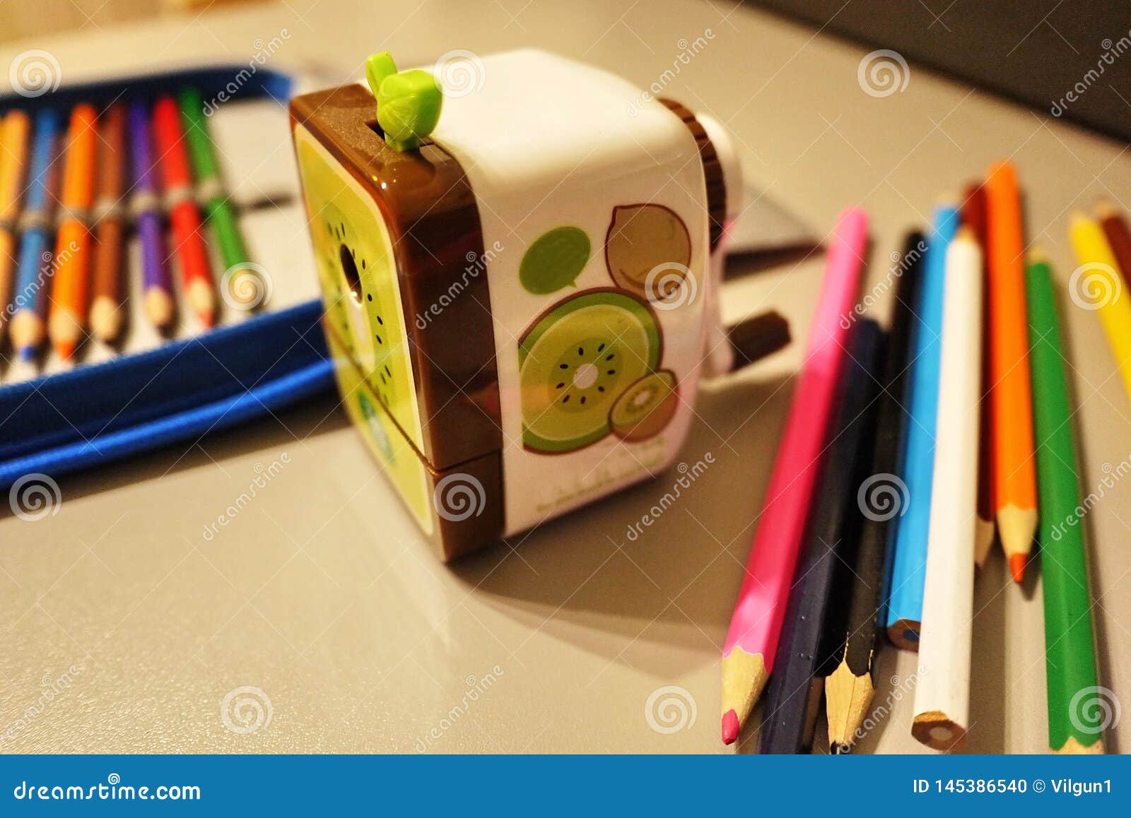 Sharp Pencils Sharpened with a Special Mechanical Sharpener. Such ...