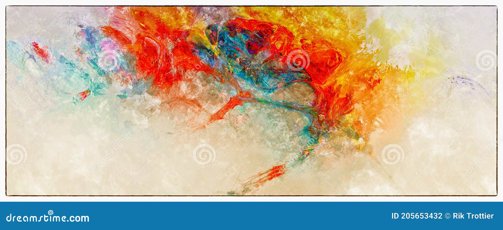 Angry Abstract Painting