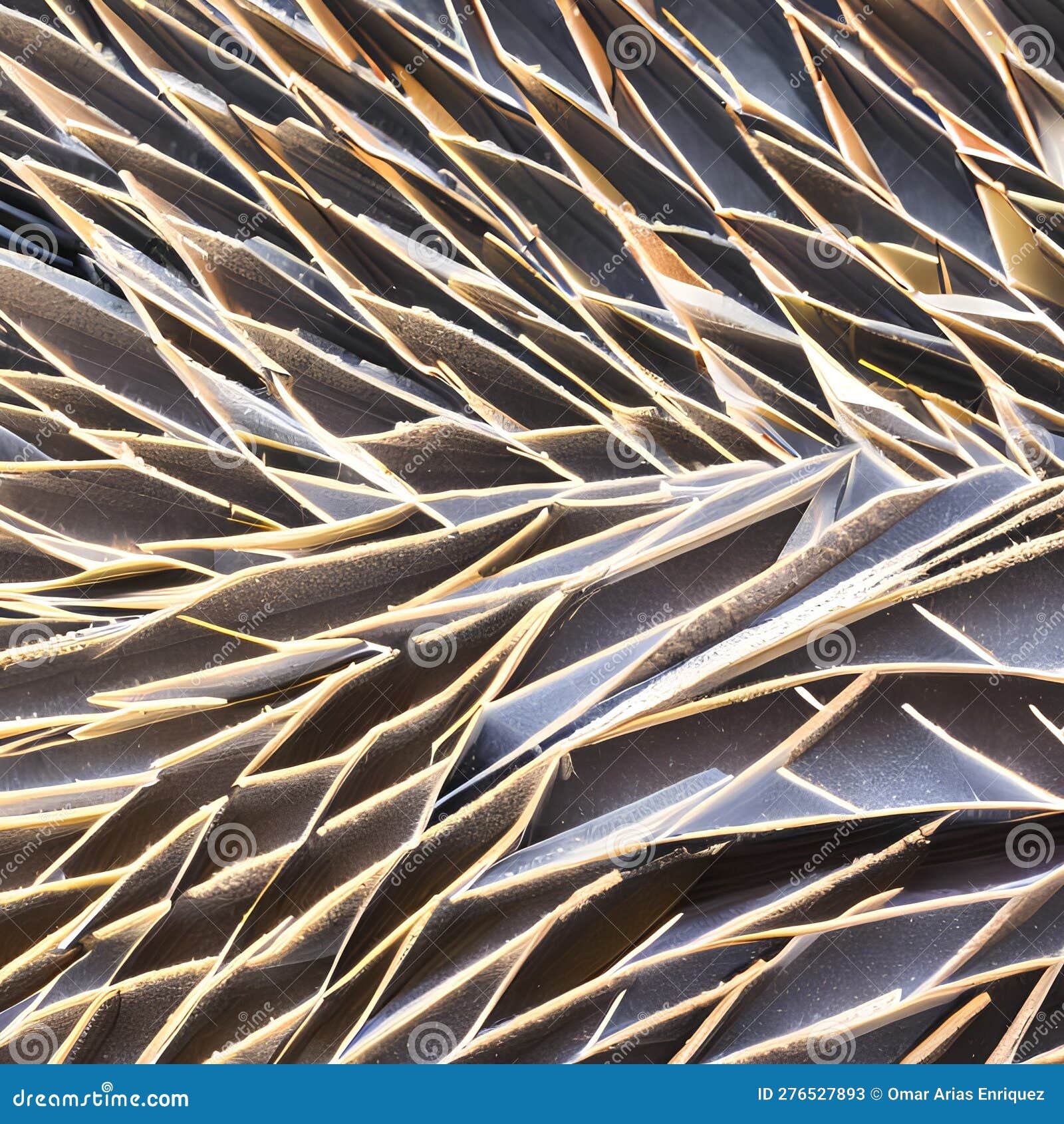 A Sharp and Prickly Texture with Shattered Glass and Broken Crystals1 ...