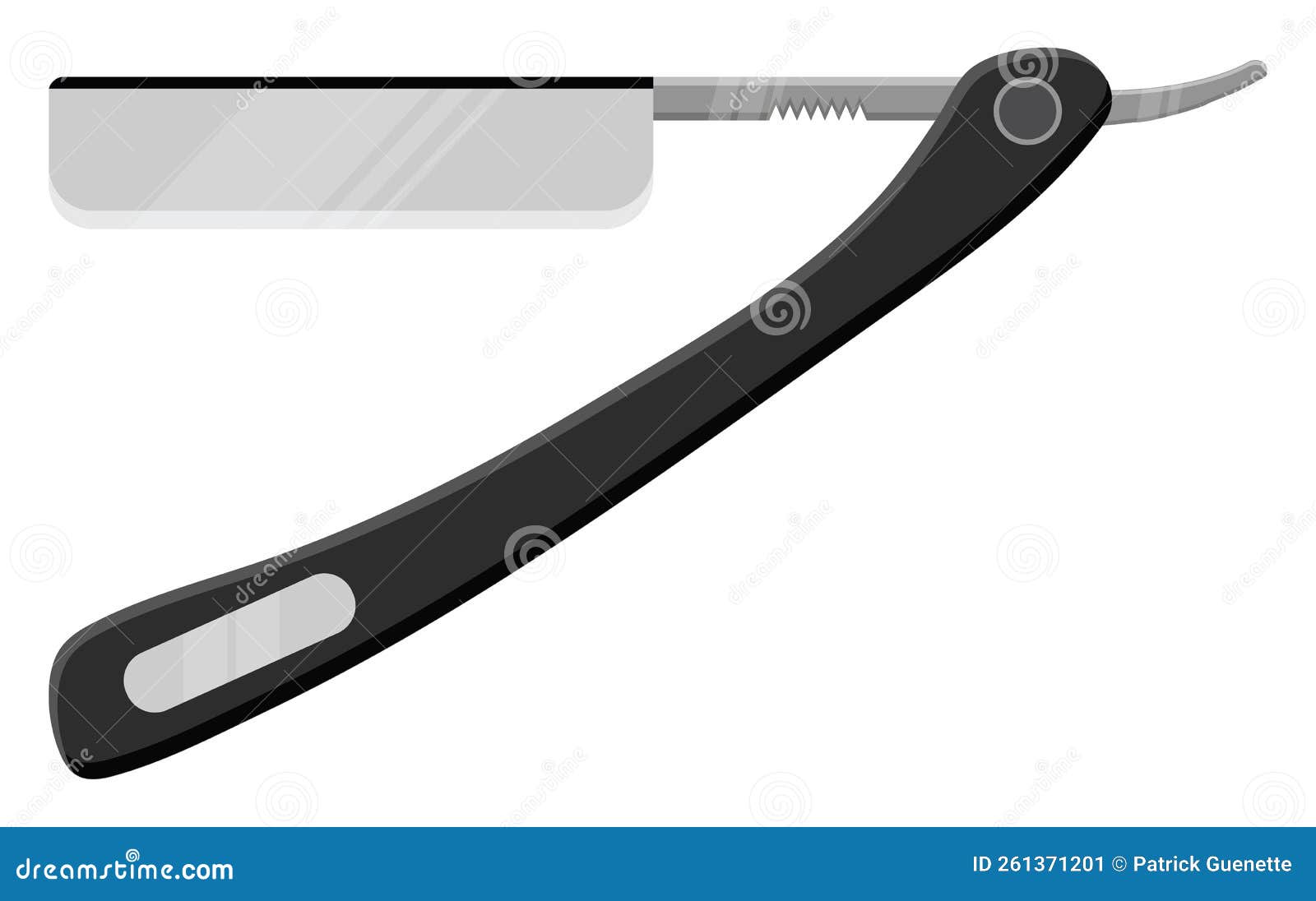 Sharp Razor Blade Illustration Vector Logo | CartoonDealer.com #244560153