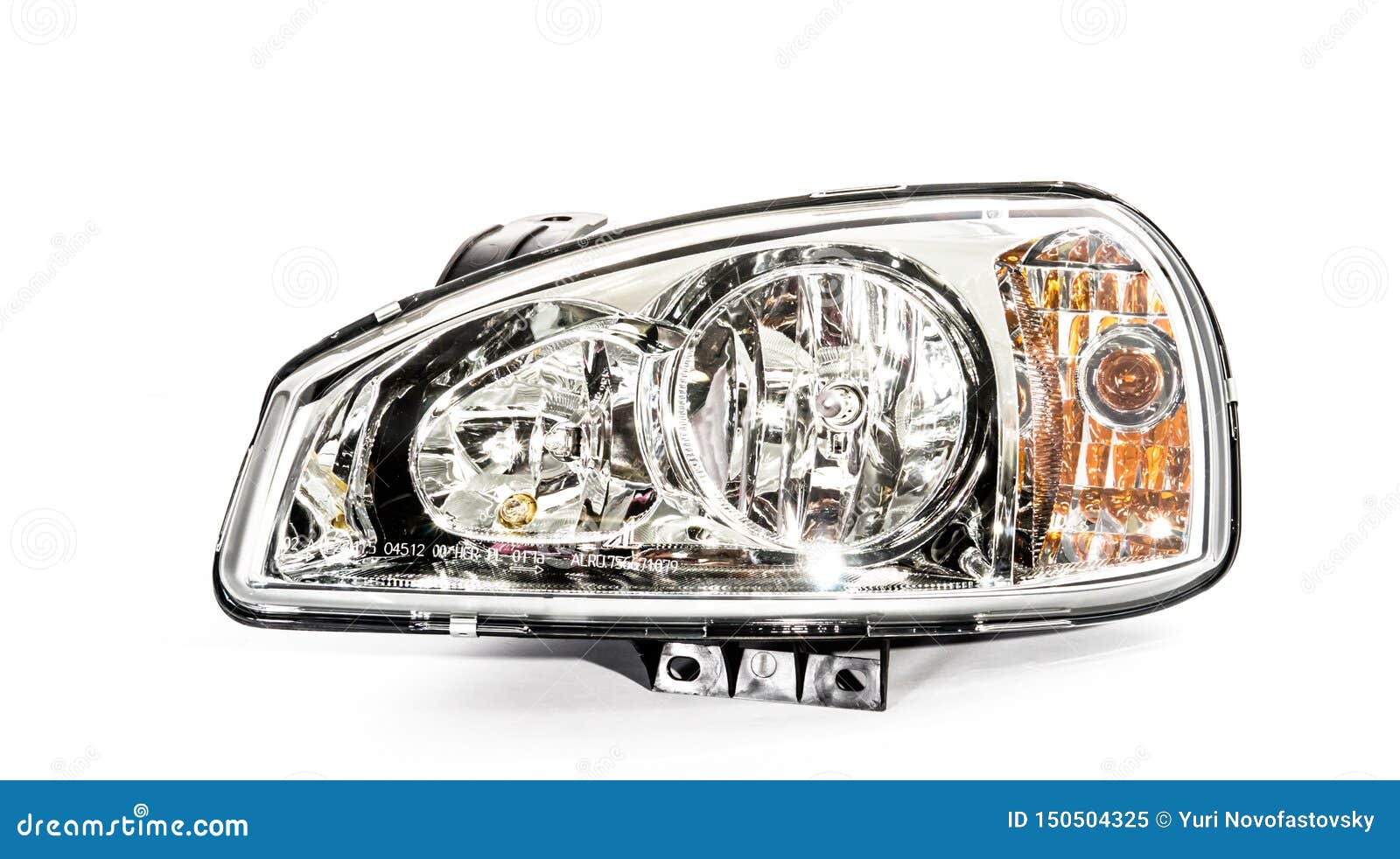 Sharp Realistic Photo of Headlight of a Car Stock Image - Image of ...