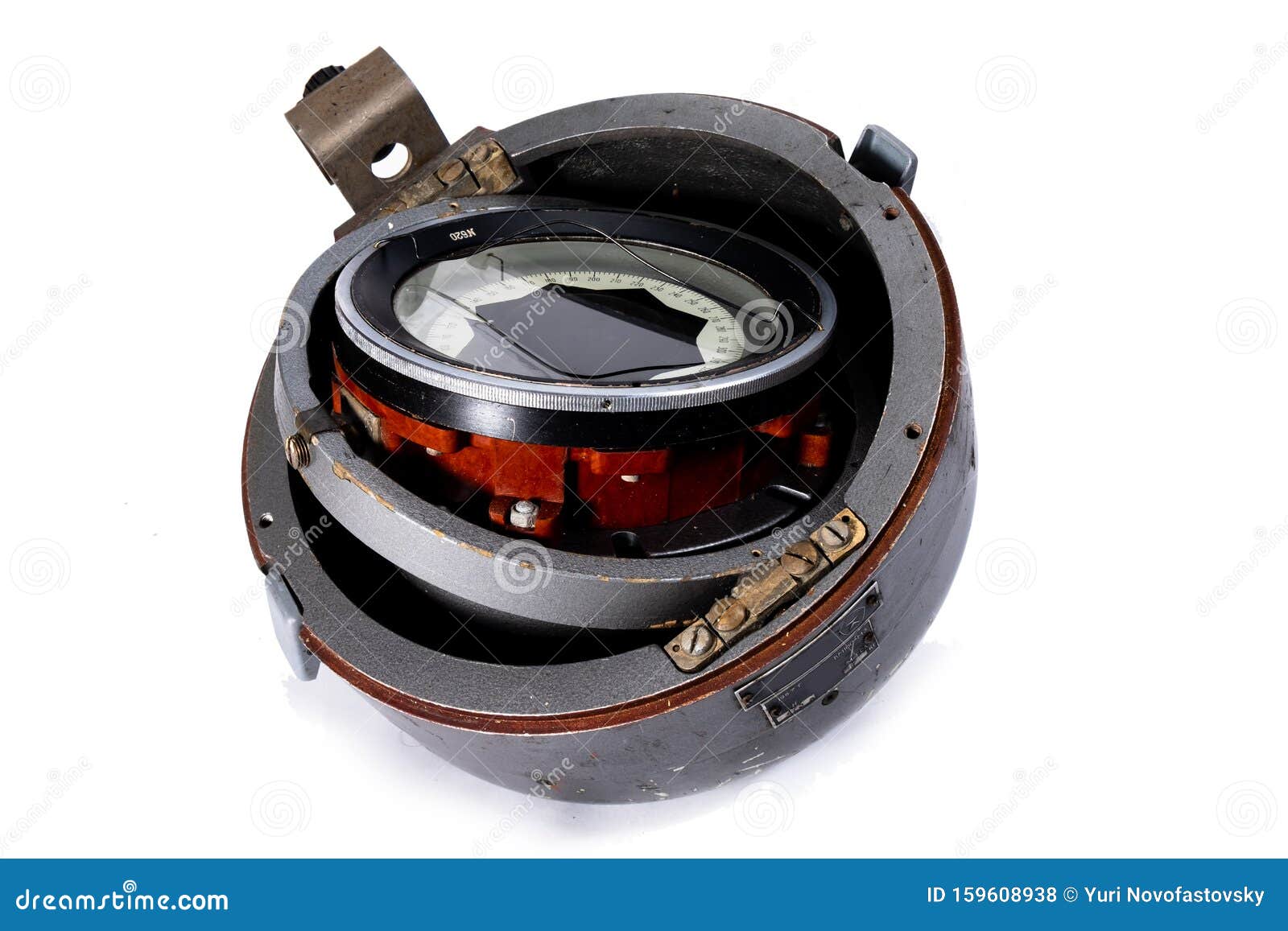 Sharp Realistic Picture of Old Navy Compass Stock Photo - Image of east ...