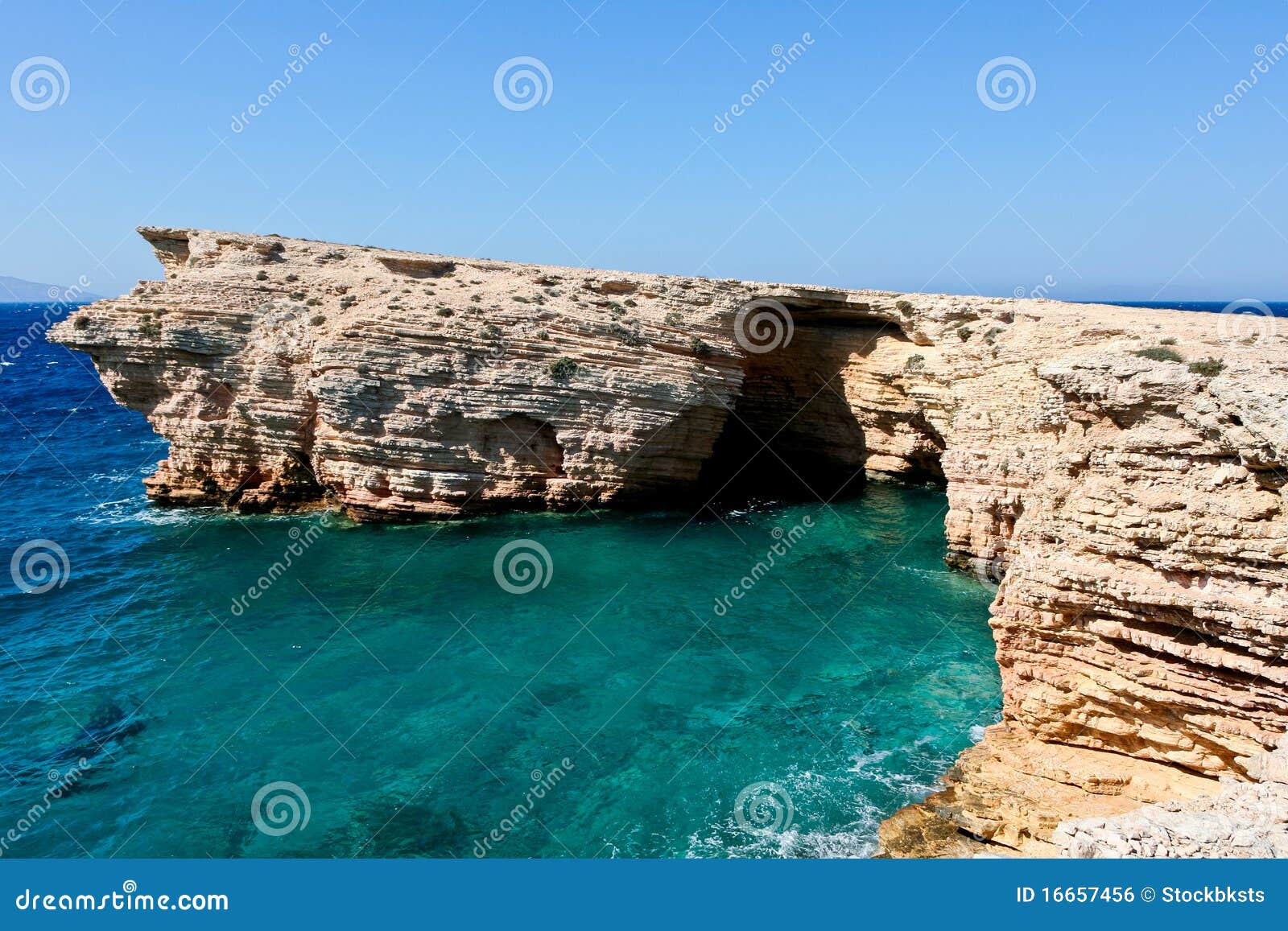 Sharp Rocks in Koufonissia Greece Stock Photo - Image of tourism ...